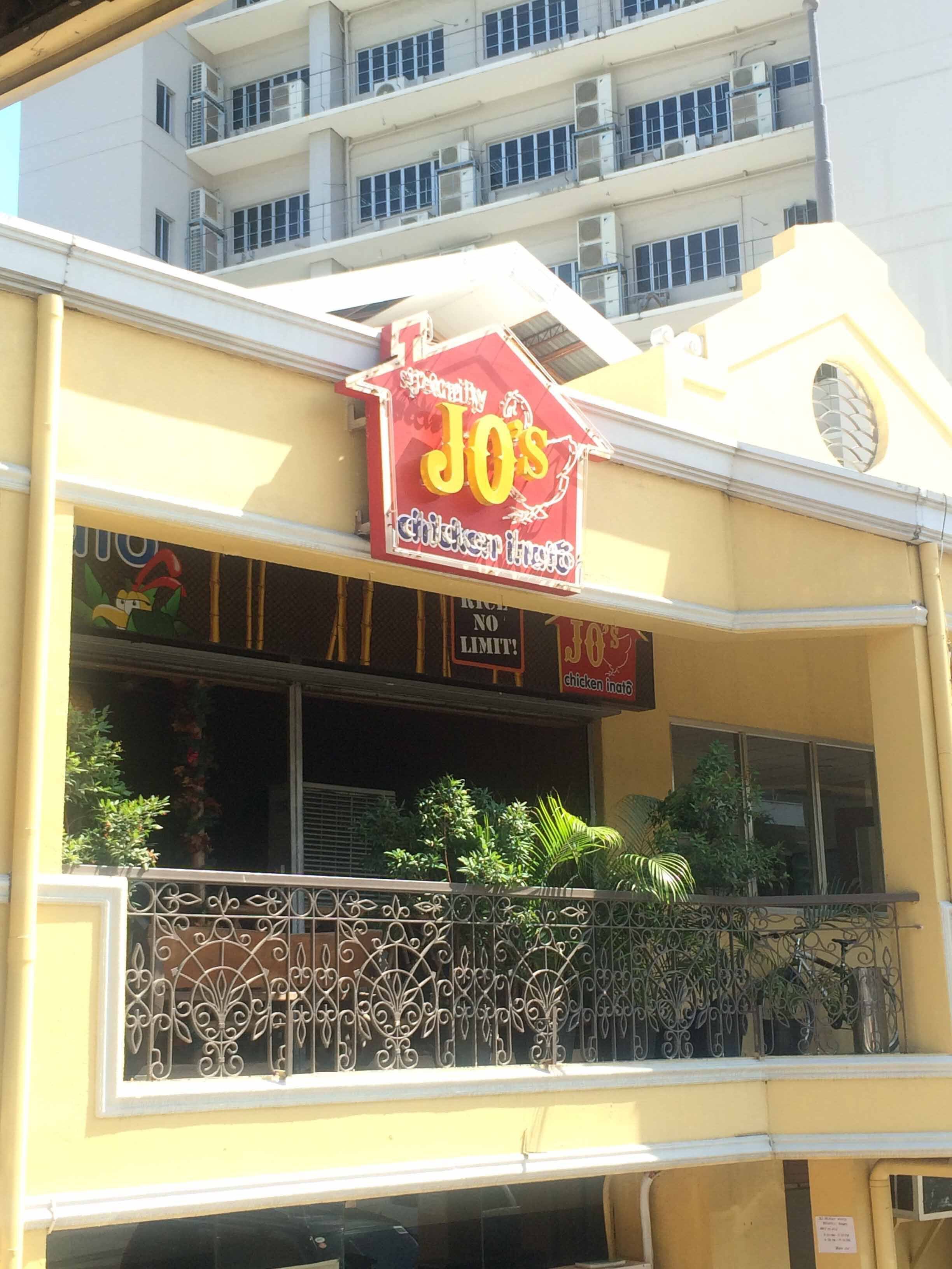 Jo's Chicken Inato Menu, Menu for Jo's Chicken Inato, Ramos, Cebu City