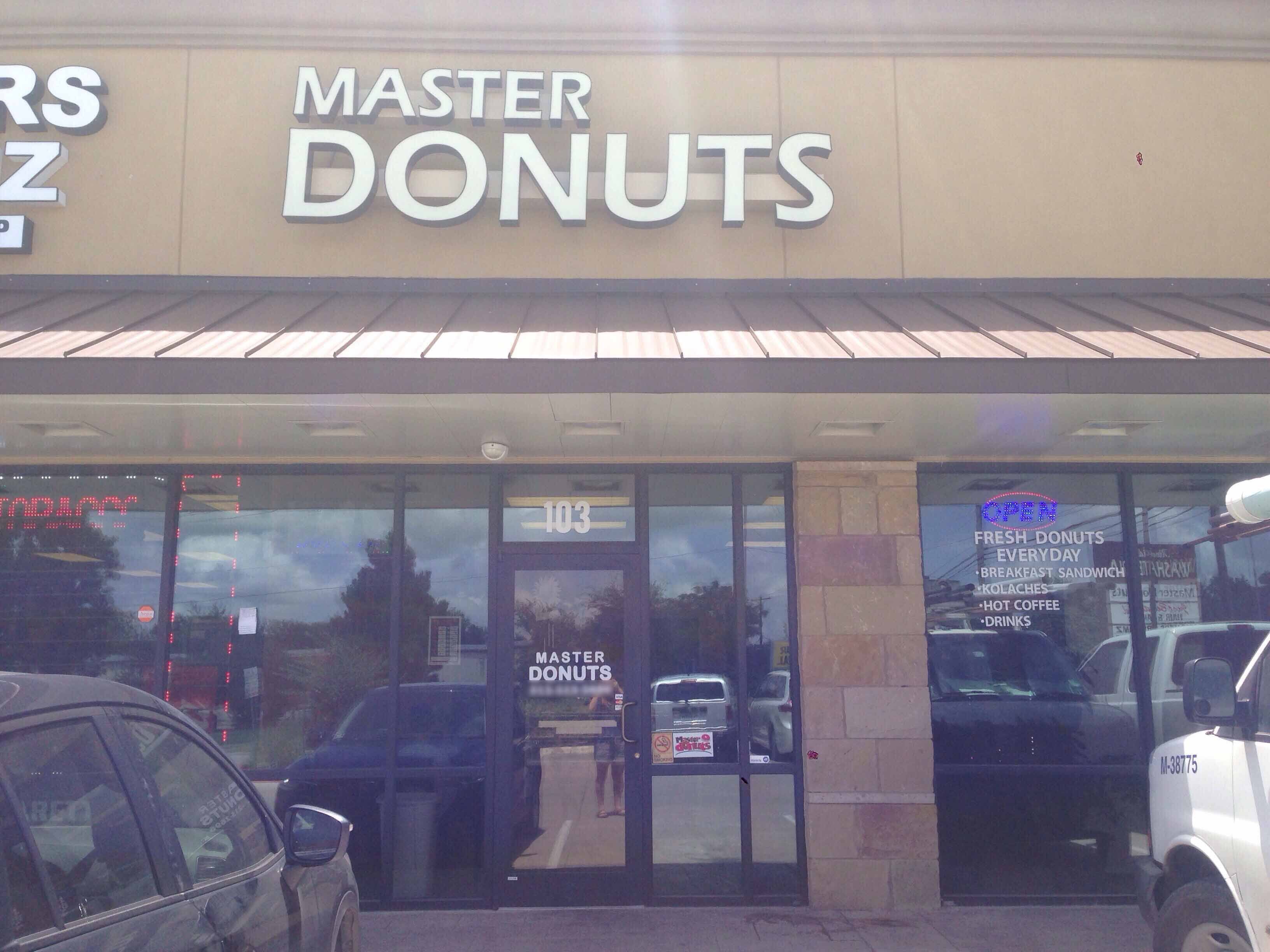 Master Donuts Menu, Menu for Master Donuts, Montopolis, Austin