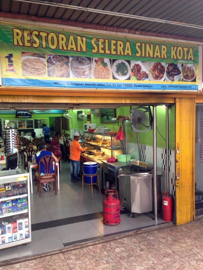 Selera Sinar Kota Menu, Menu for Selera Sinar Kota, Kuala Lumpur City ...