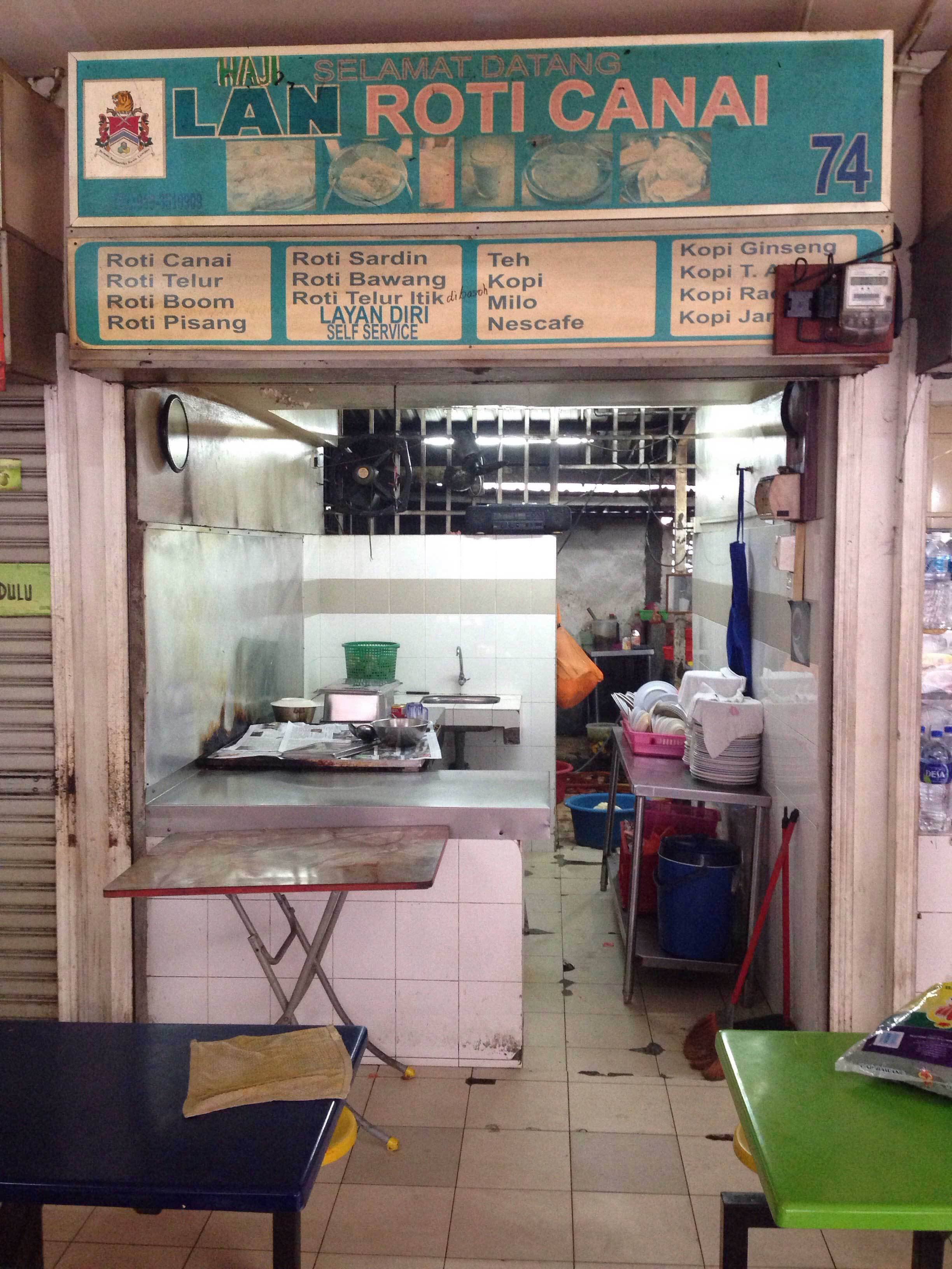 Menu of Lan Roti Canai, Kampung Kerinchi, Kuala Lumpur