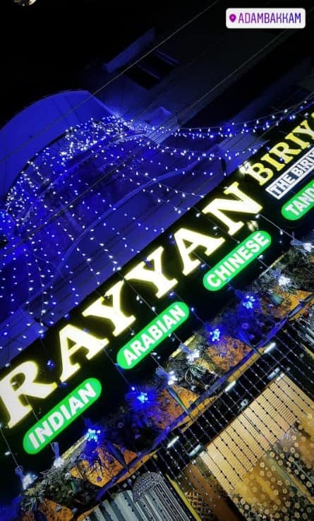 Rayyan Biriyani, Adambakkam order online - Zomato