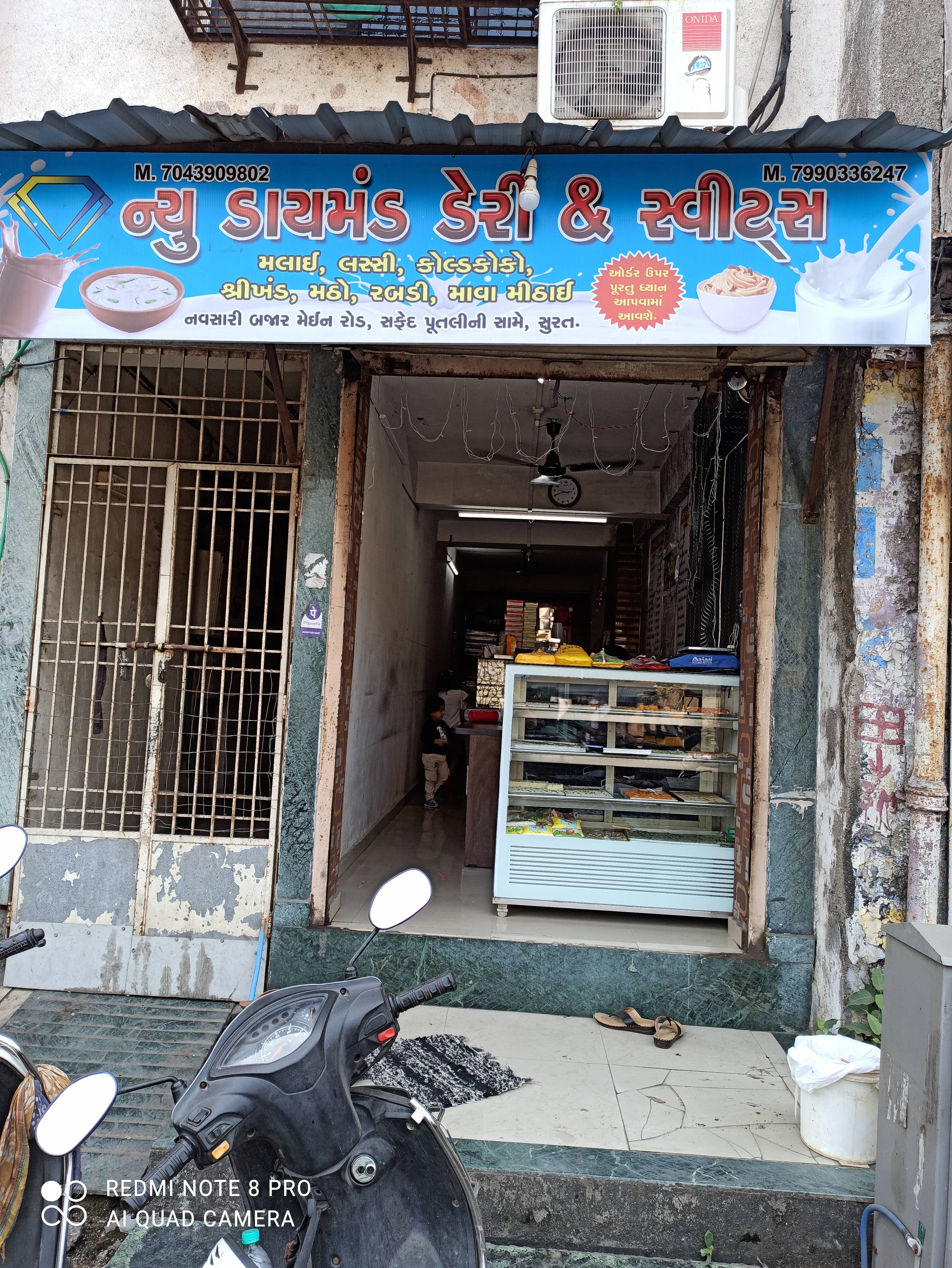 New Diamond Dairy & Sweets, Sagrampura, Surat | Zomato