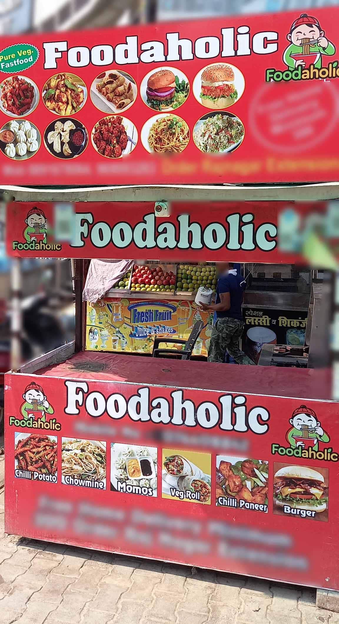 Menu of Foodaholic, Raj Nagar, Ghaziabad