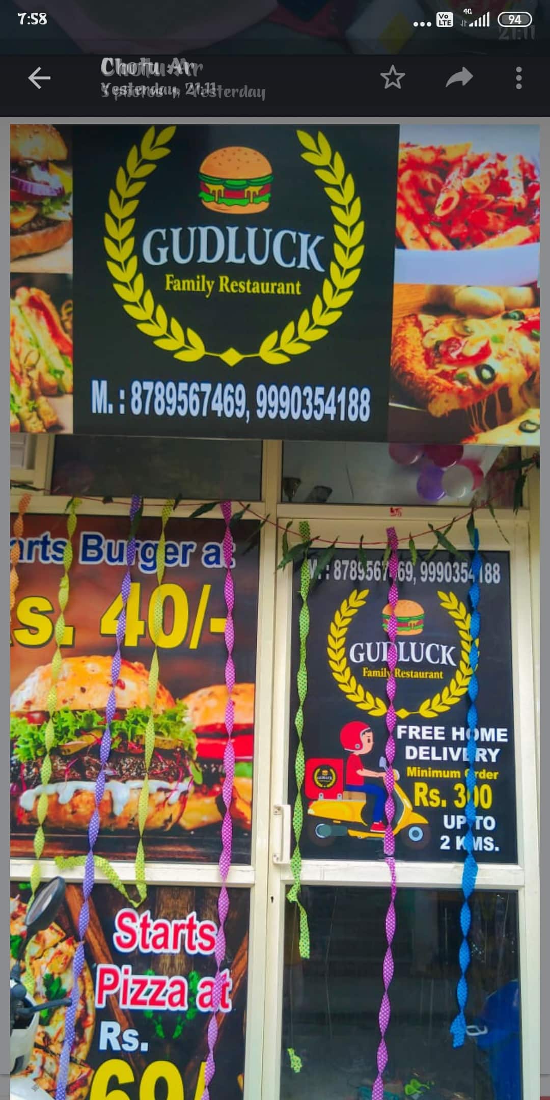 Gudluck Family Restaurant, Sector 15, Dwarka, New Delhi | Zomato