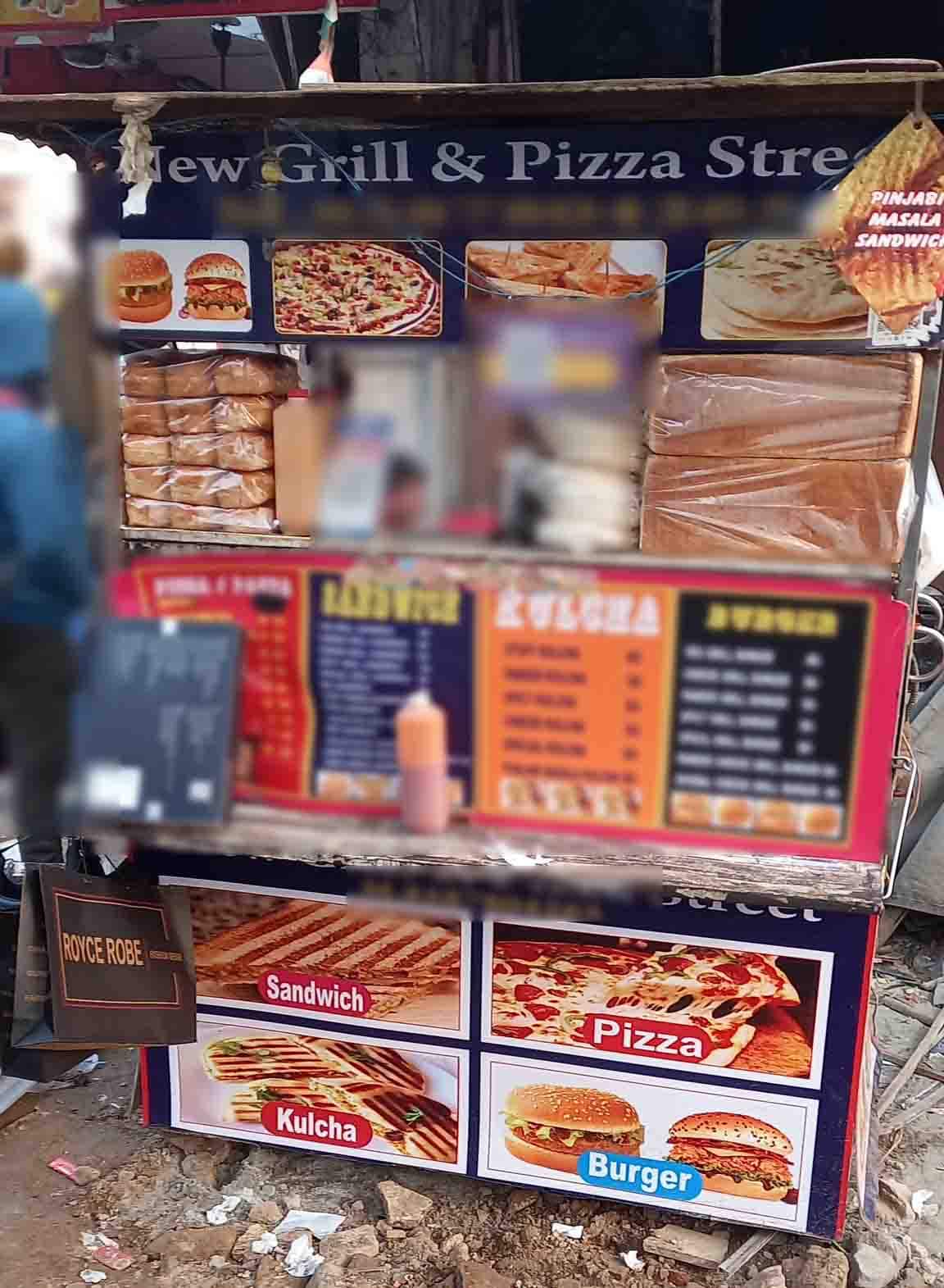 Menu of New Grill & Pizza Street, NIT, Faridabad