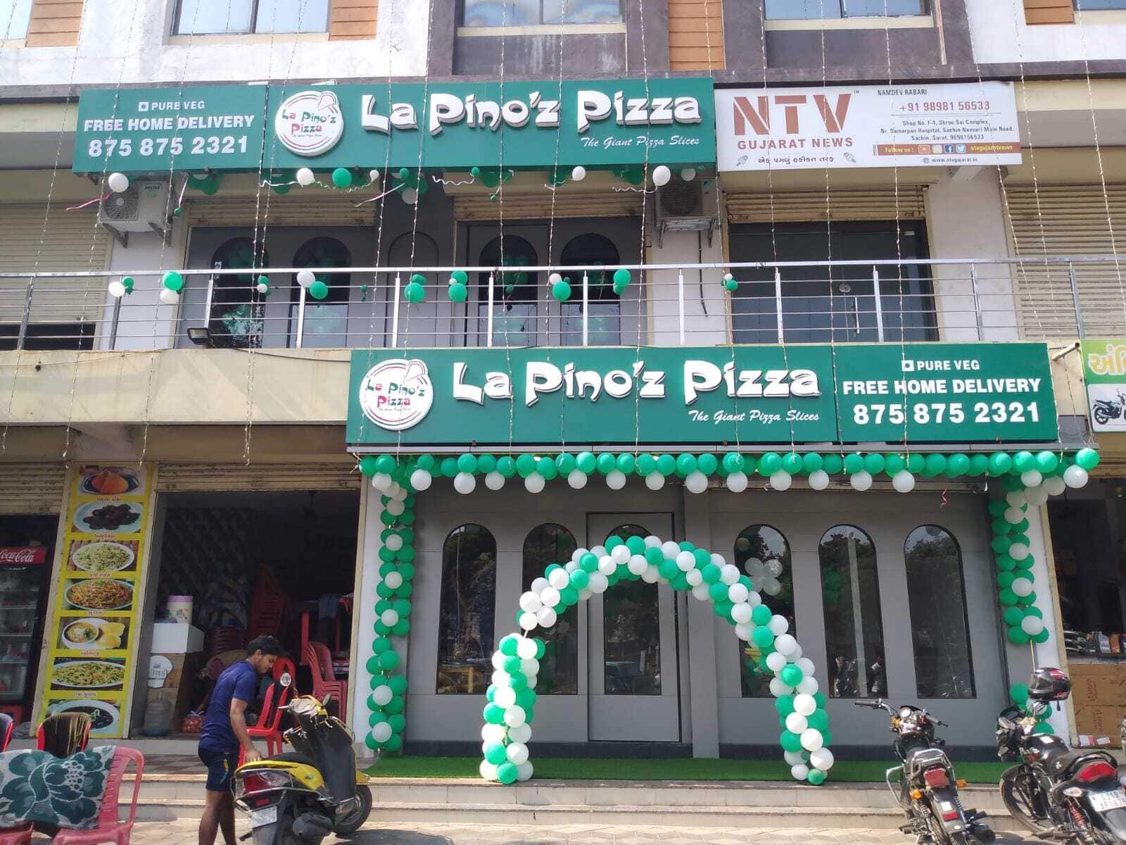 Menu of La Pino'z Pizza, Sachin, Surat