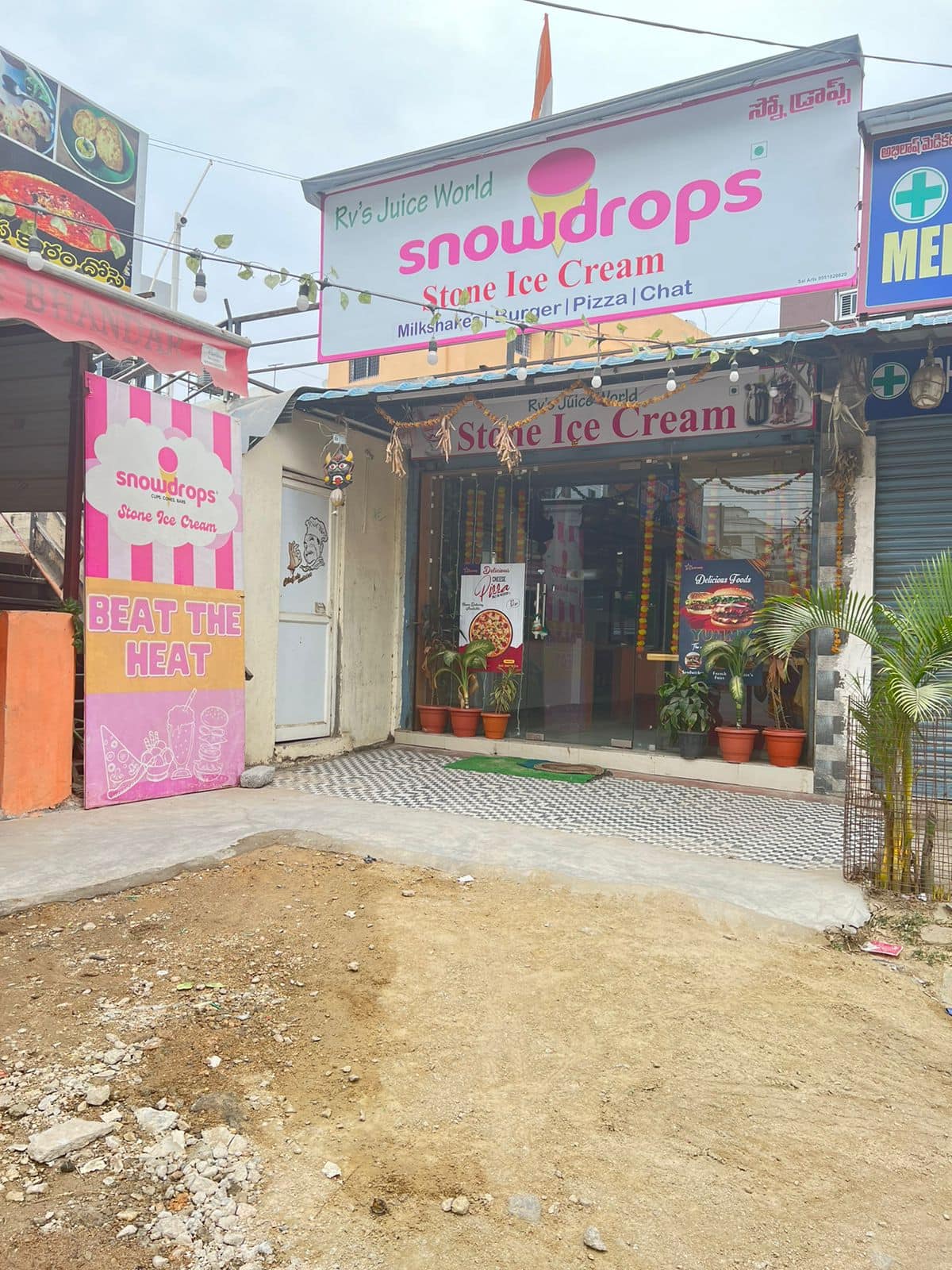 Menu of Snow Drops, Alwal, Secunderabad