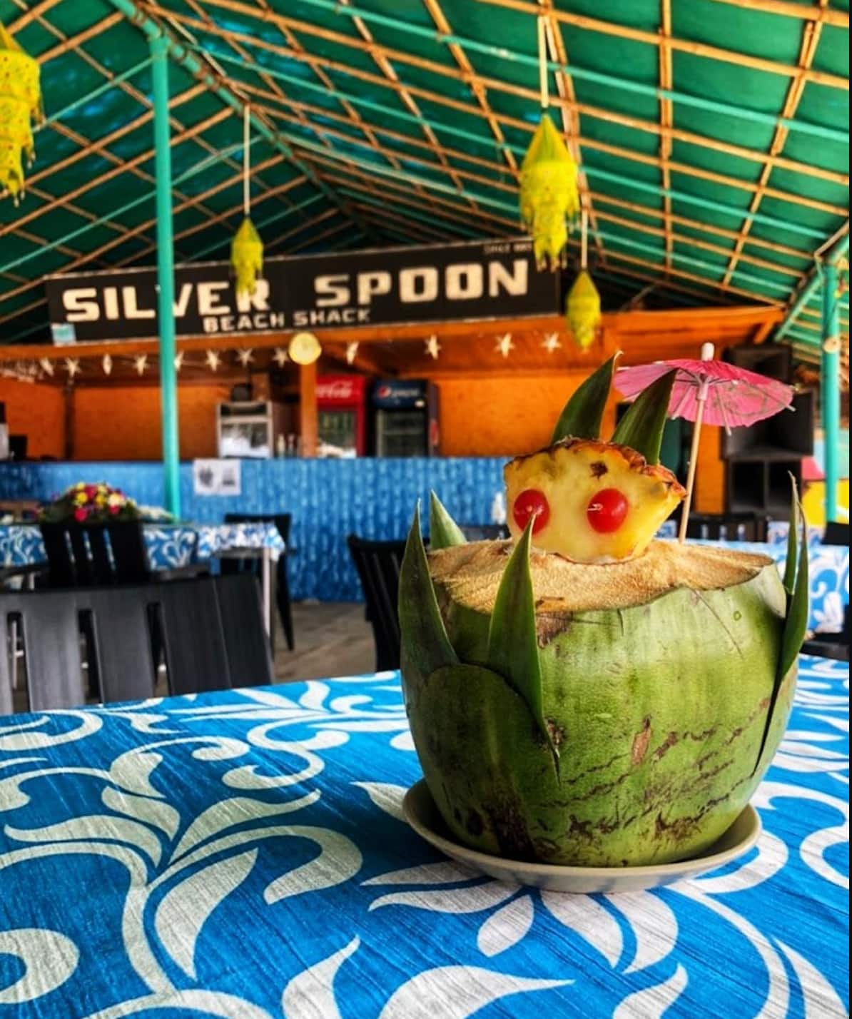 Menu of Silver Spoon, Colva, Goa