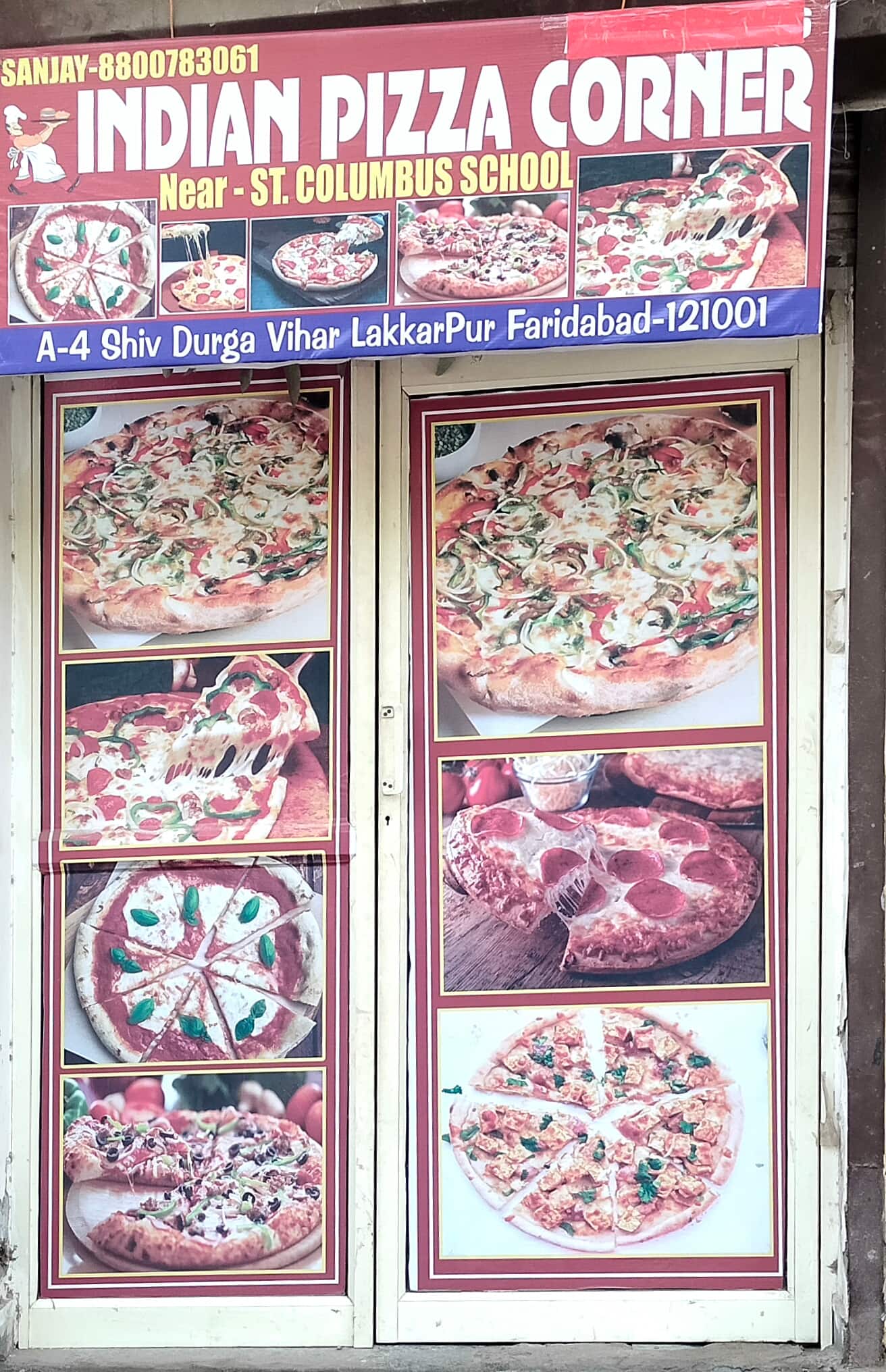 Menu of Indian Pizza Corner, Charmwood Village, Faridabad