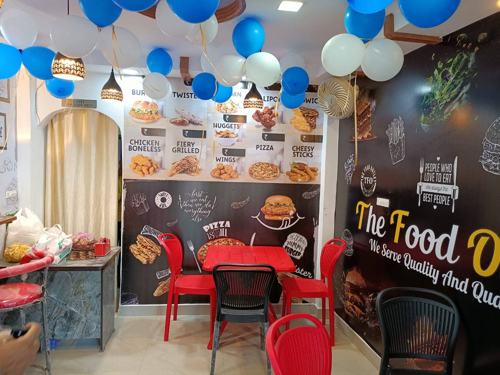 Menu of The Food Outlet, Kohefiza, Bhopal