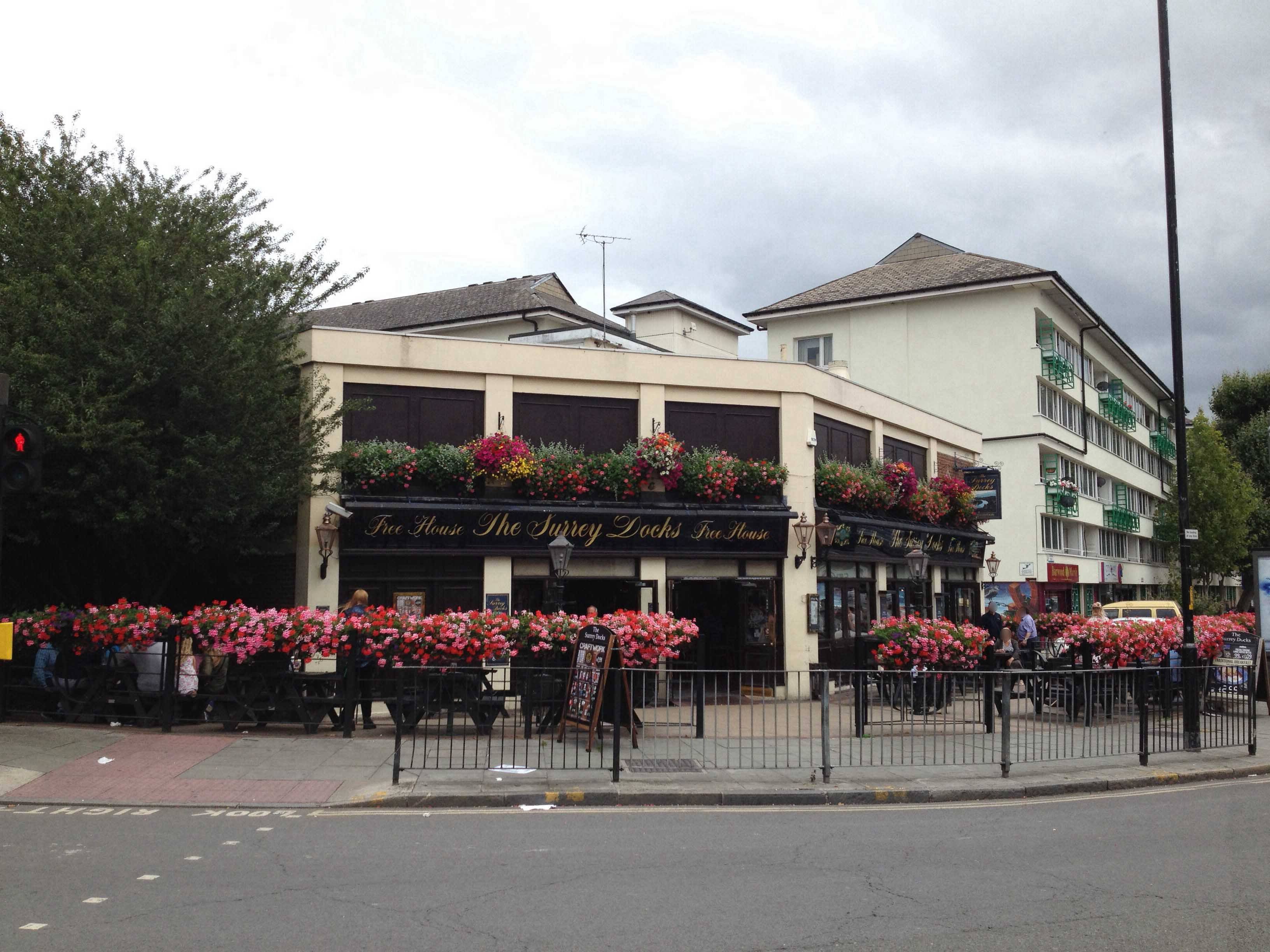 Menu of The Surrey Docks, Surrey Quays, London