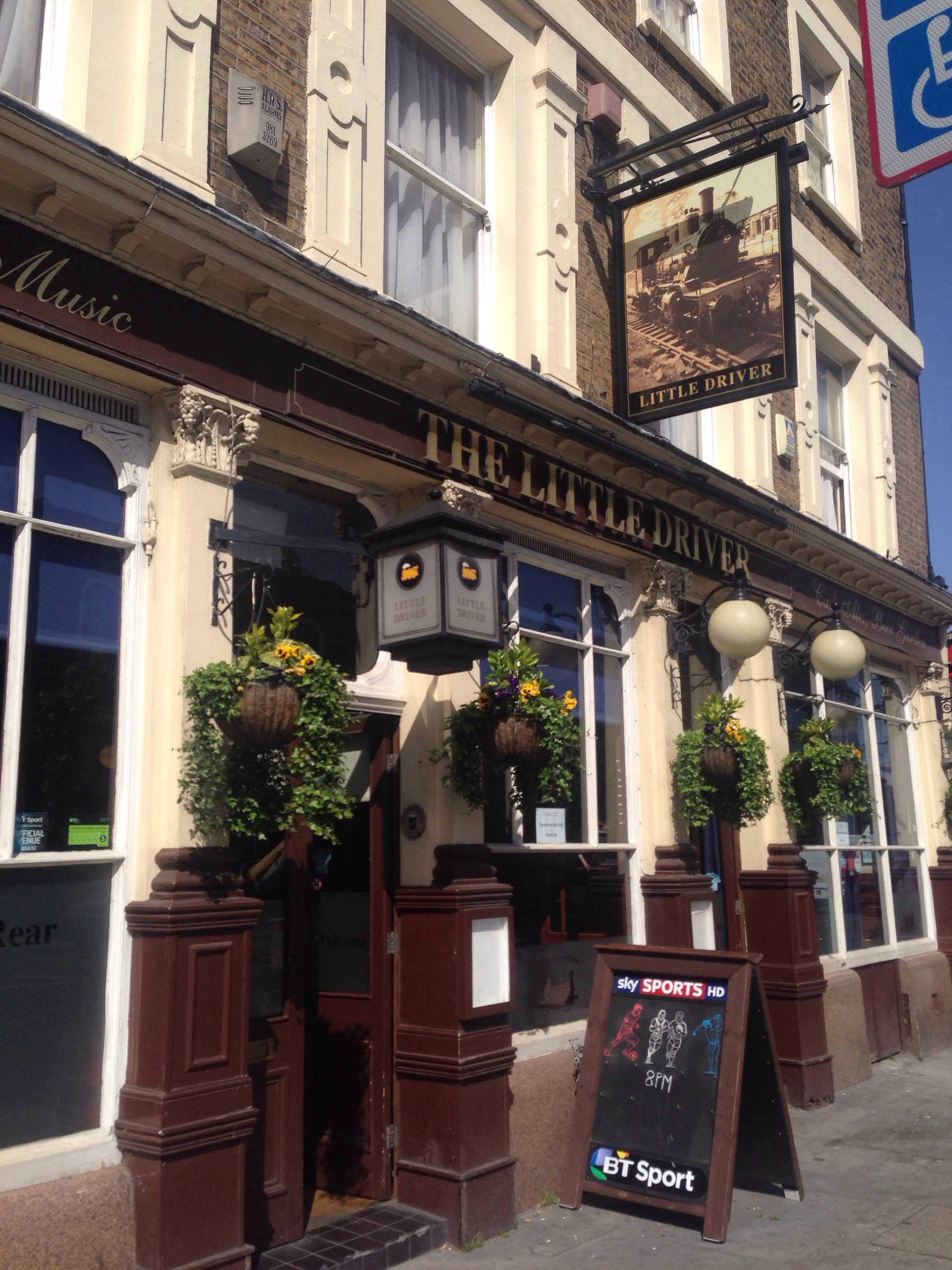 Menu of The Little Driver, Bow, London