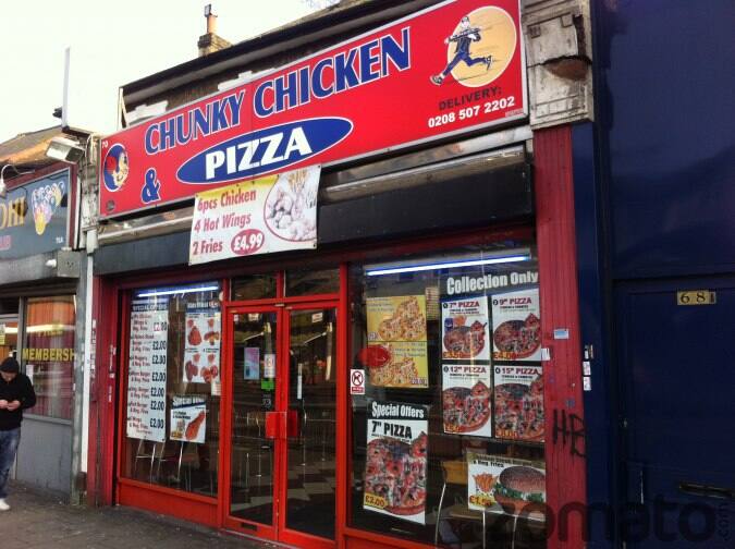 Chunky Chicken Menu, Menu for Chunky Chicken, Barking, London