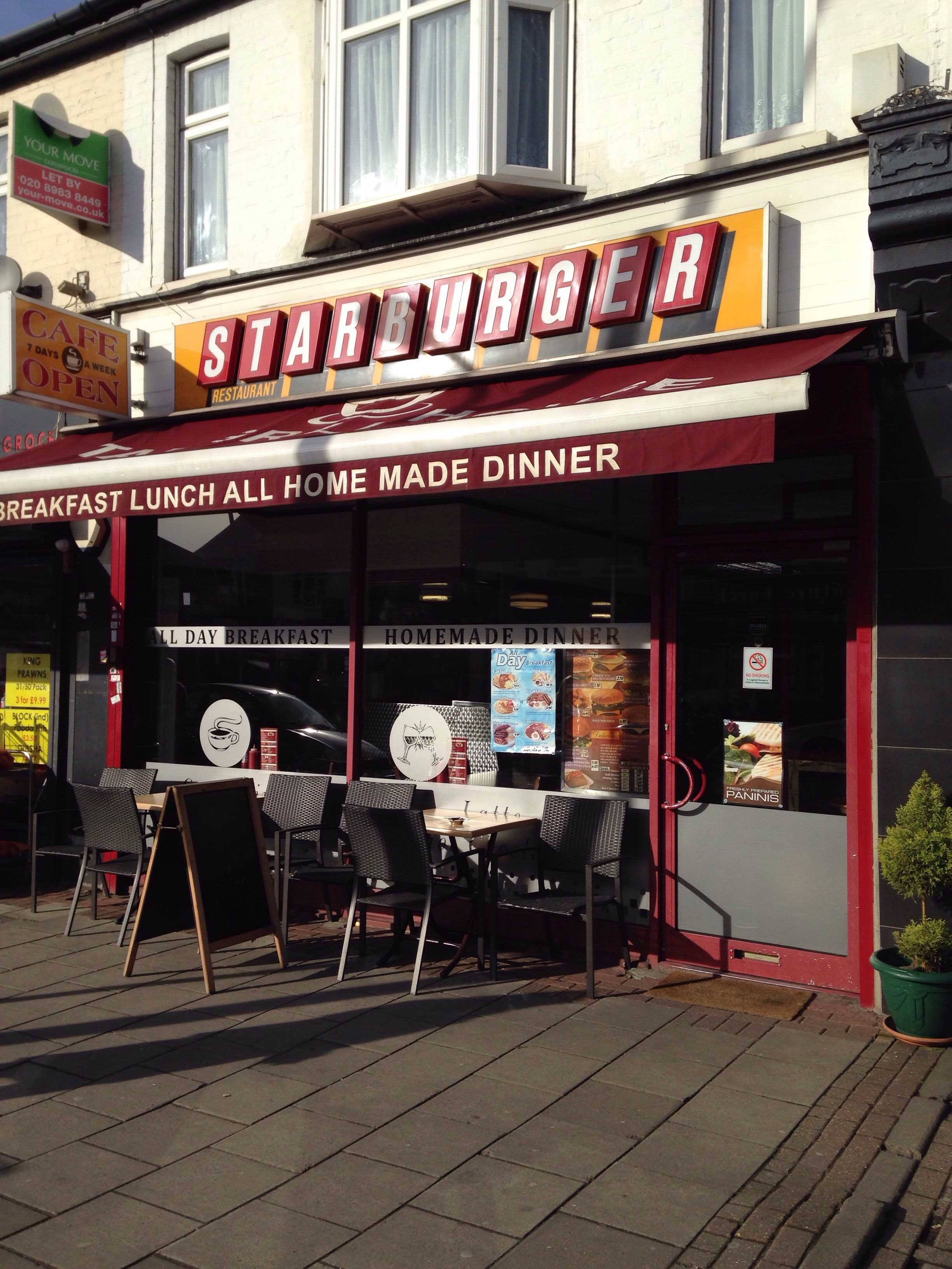 Menu of Star Burger, Chadwell Heath, London