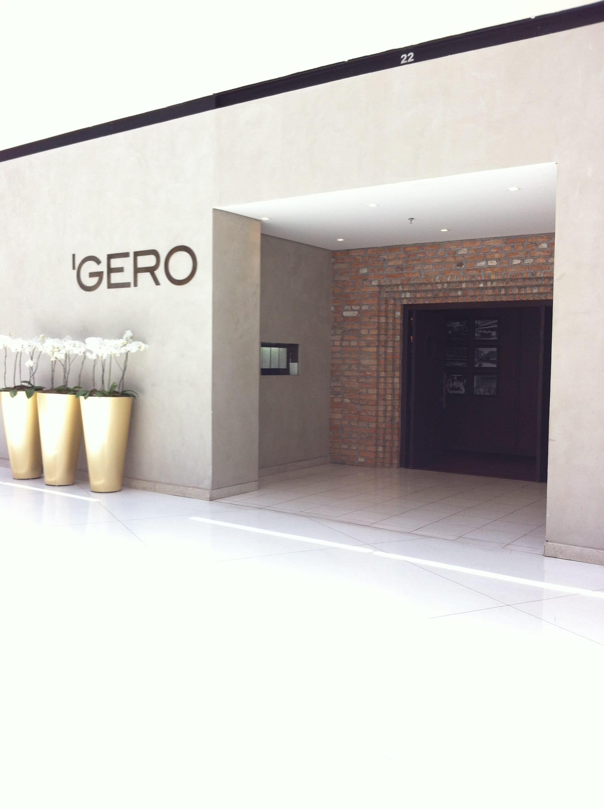 Menu of Gero, Lago Norte, Brasília