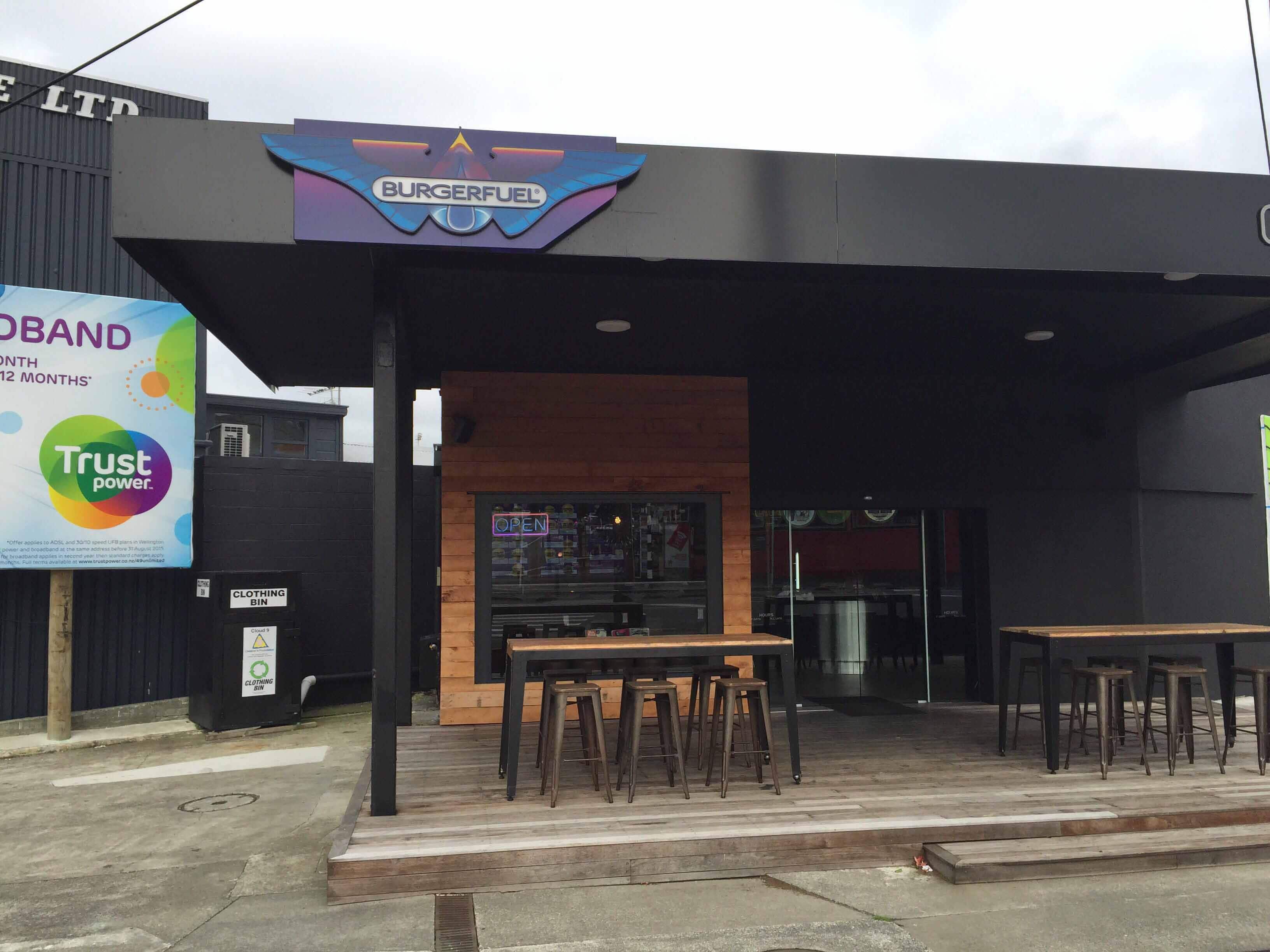 BurgerFuel Menu, Menu for BurgerFuel, Hataitai, Wellington City