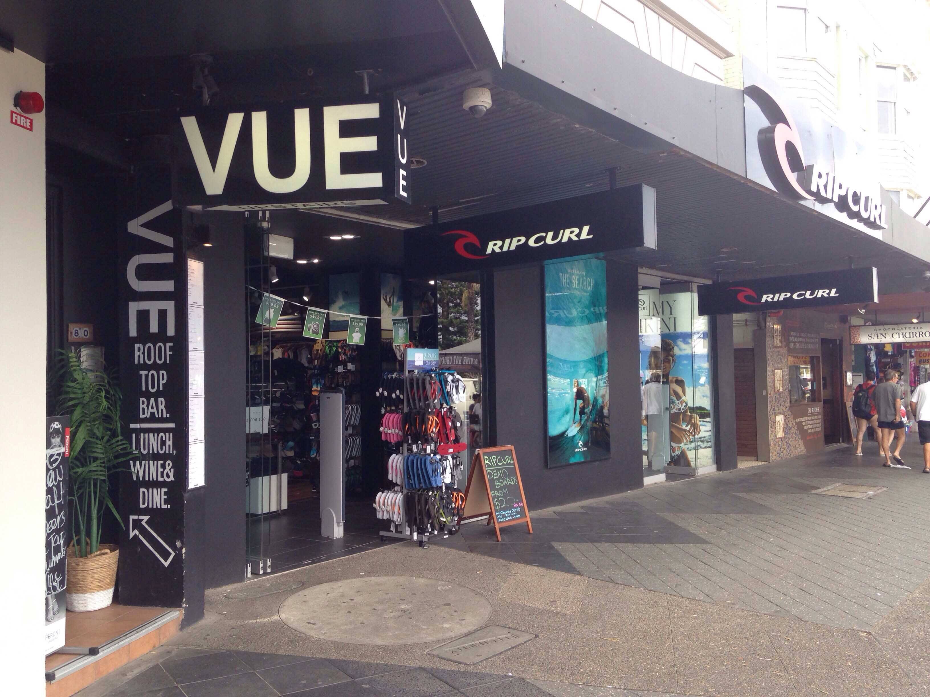 Vue Bar Menu, Menu for Vue Bar, Bondi Beach, Sydney