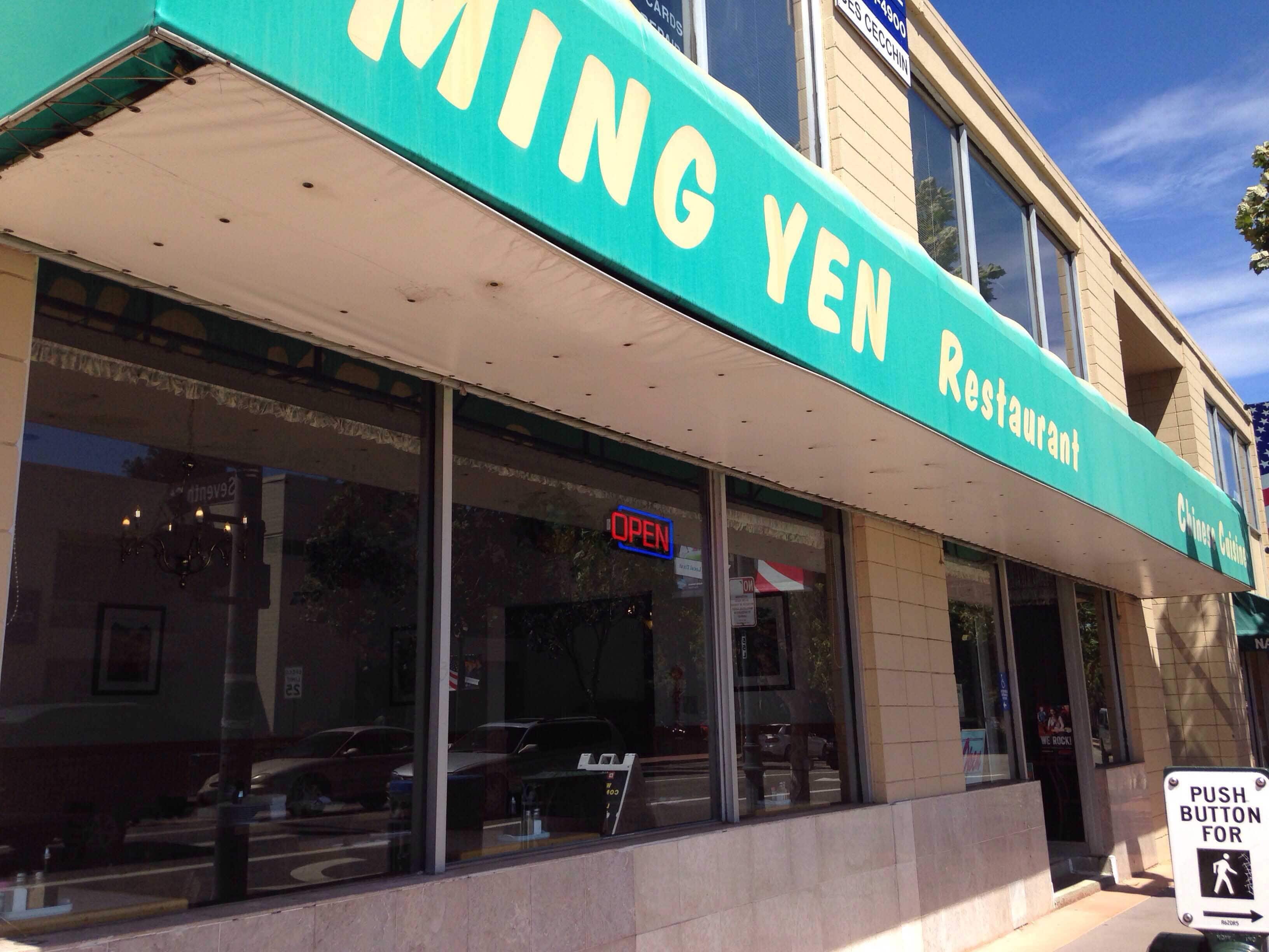 Ming Yen Menu, Menu for Ming Yen, Novato, Novato