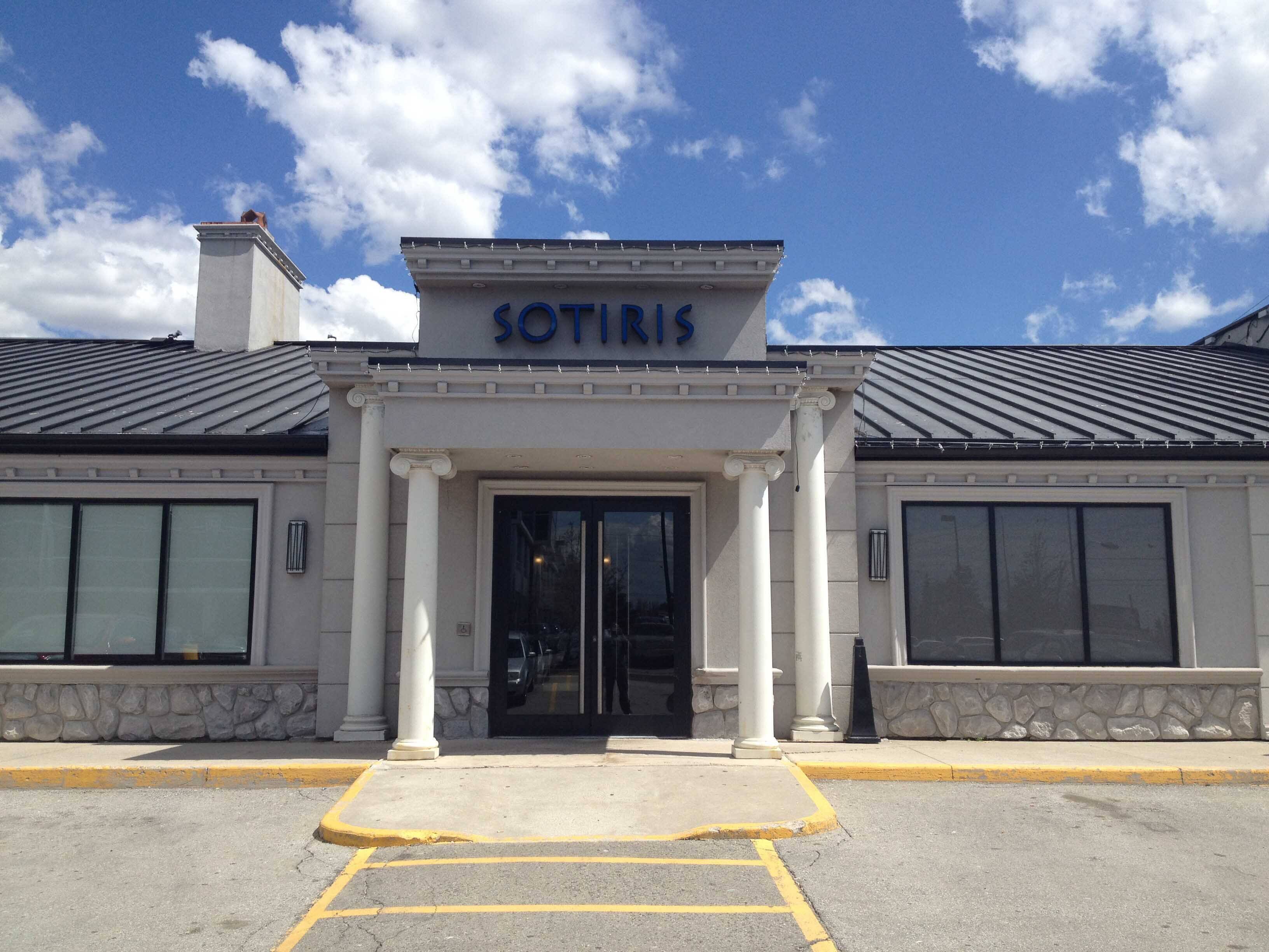 Sotiris Menu, Menu for Sotiris, Burlington, Toronto