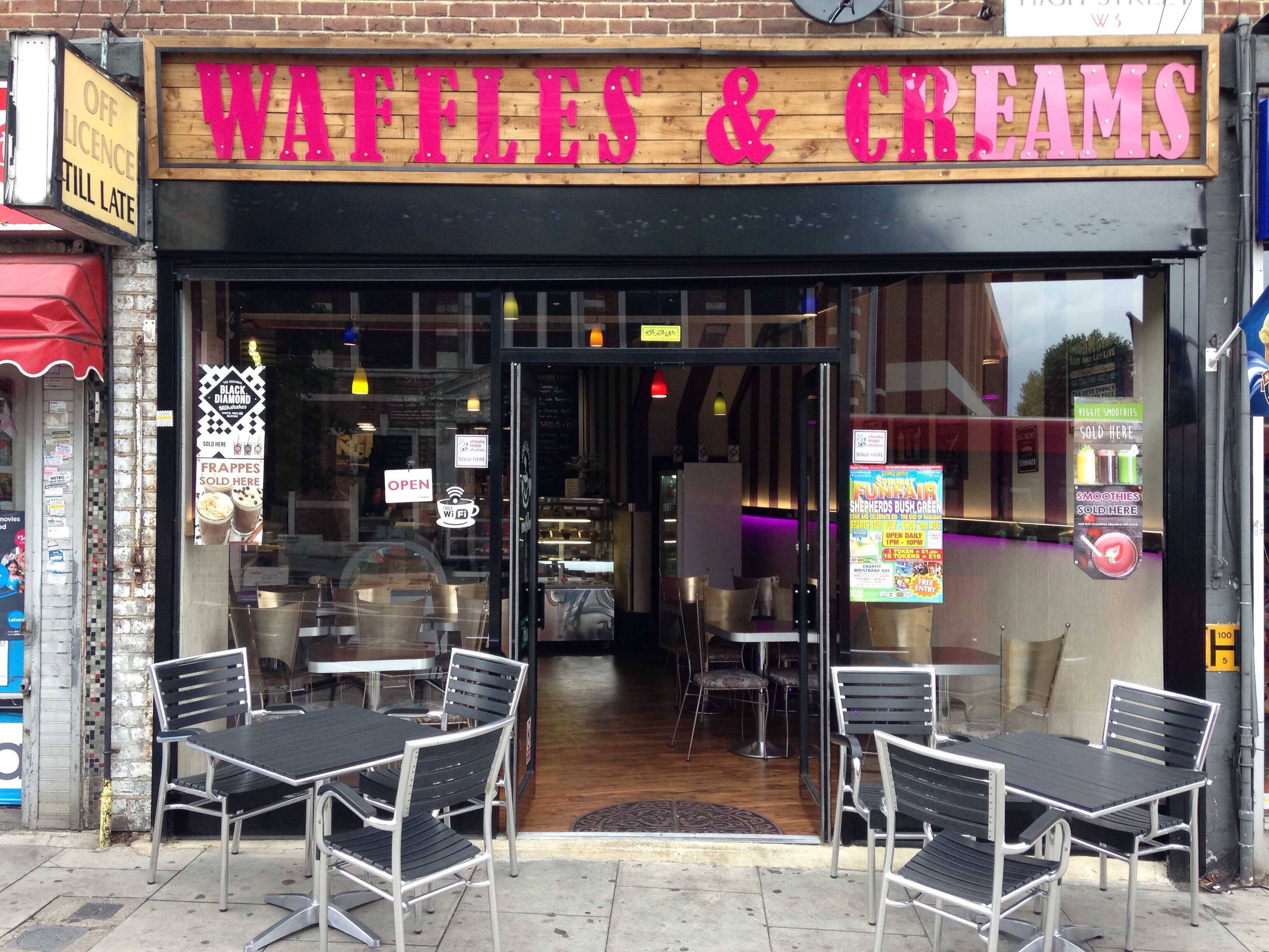 Creams Menu Waffles at Abbey Battye blog