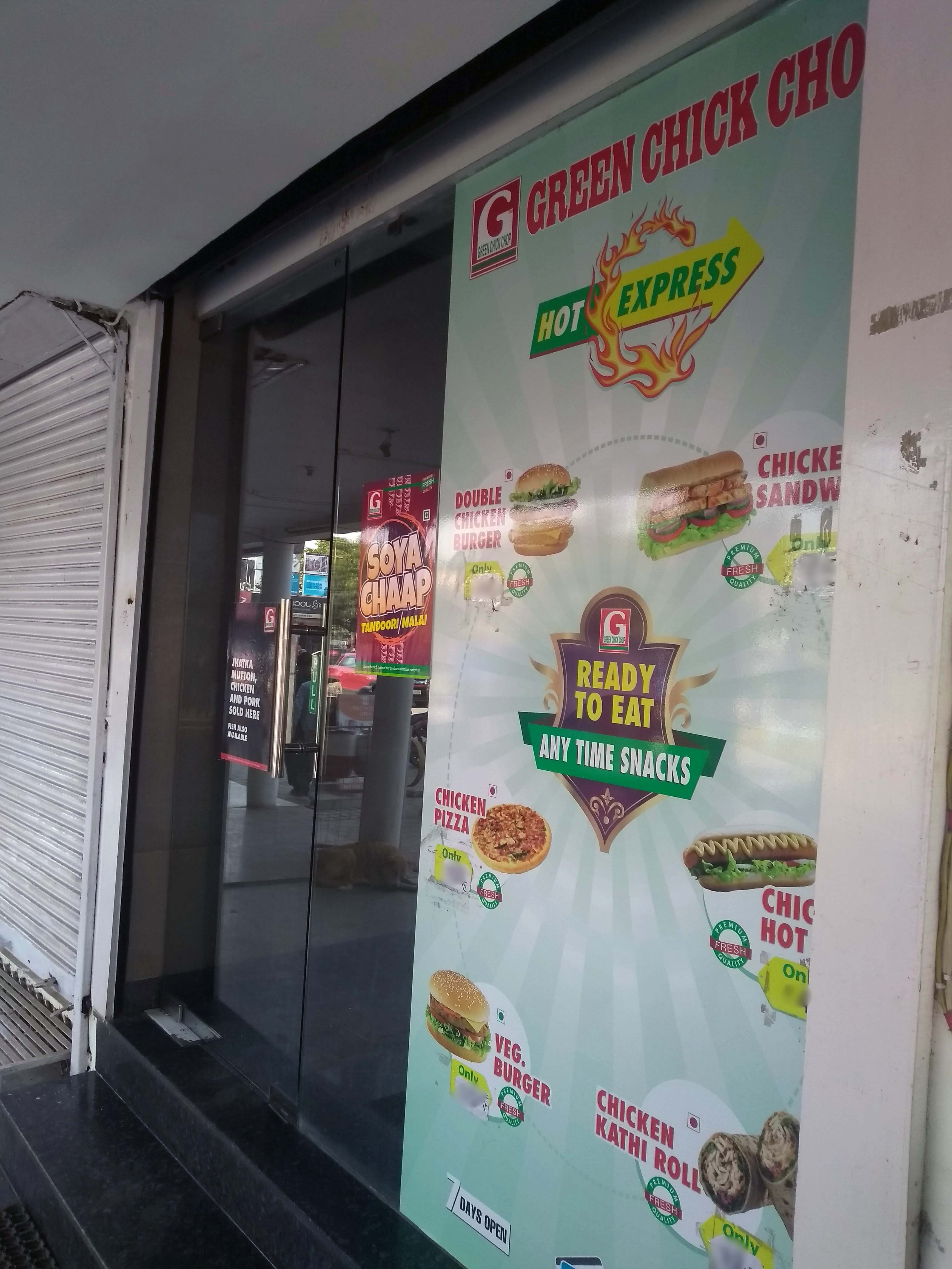 Menu of Green Chick Chop, Sector 15, Gurgaon