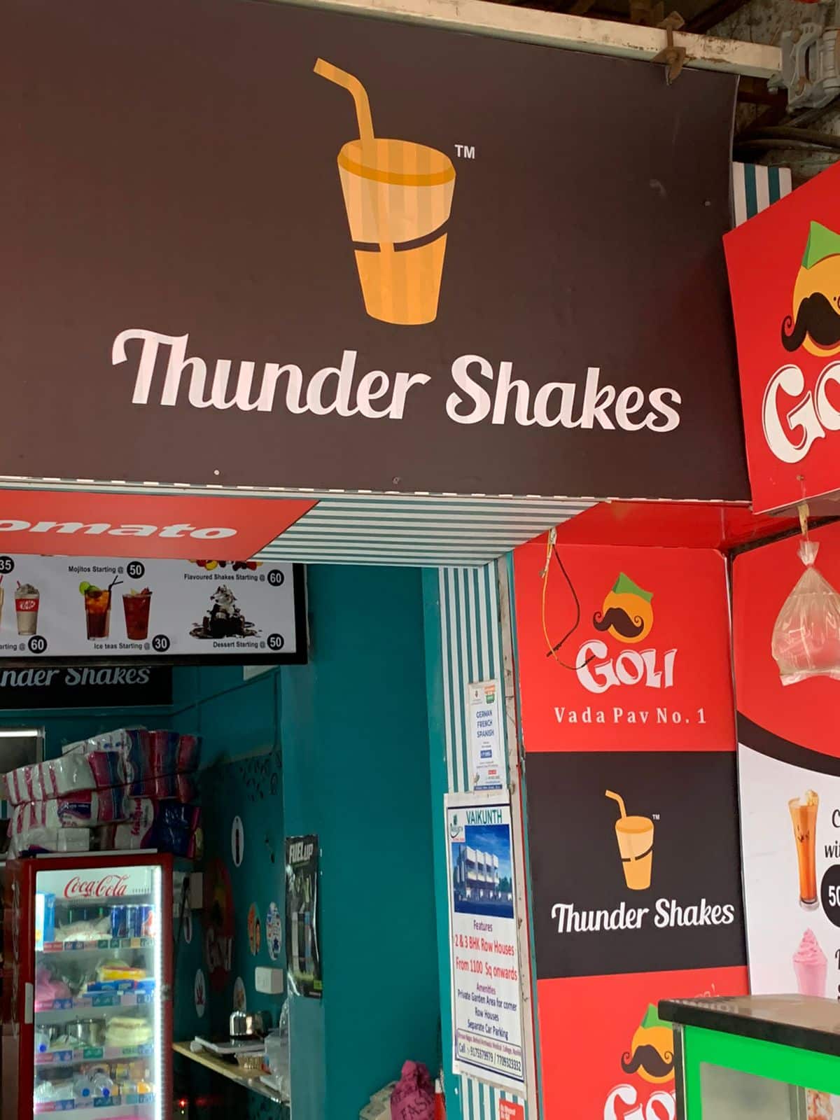 Thunder Shakes, College Road order online - Zomato