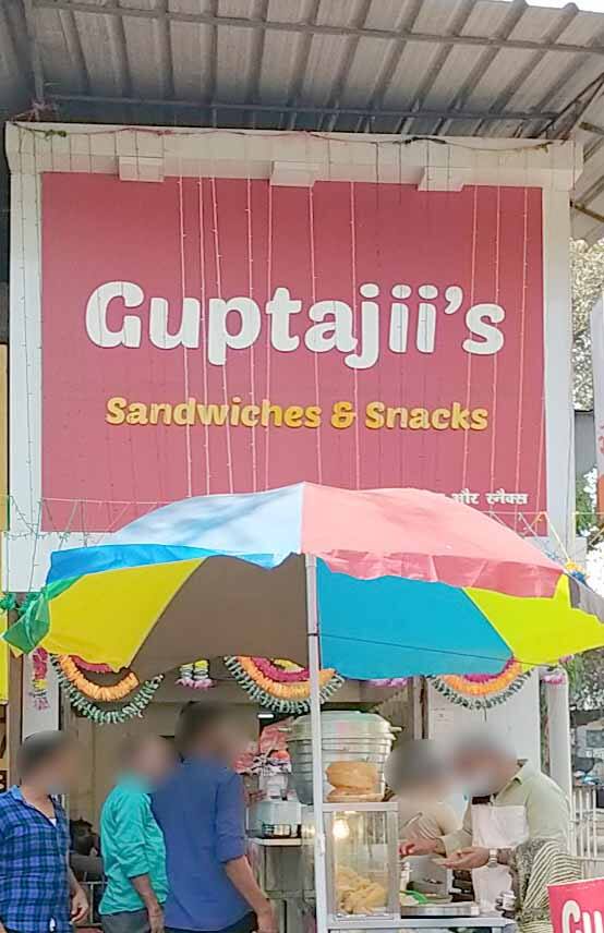Menu of Guptaji's Sandwich & Snacks, Sanpada, Navi Mumbai