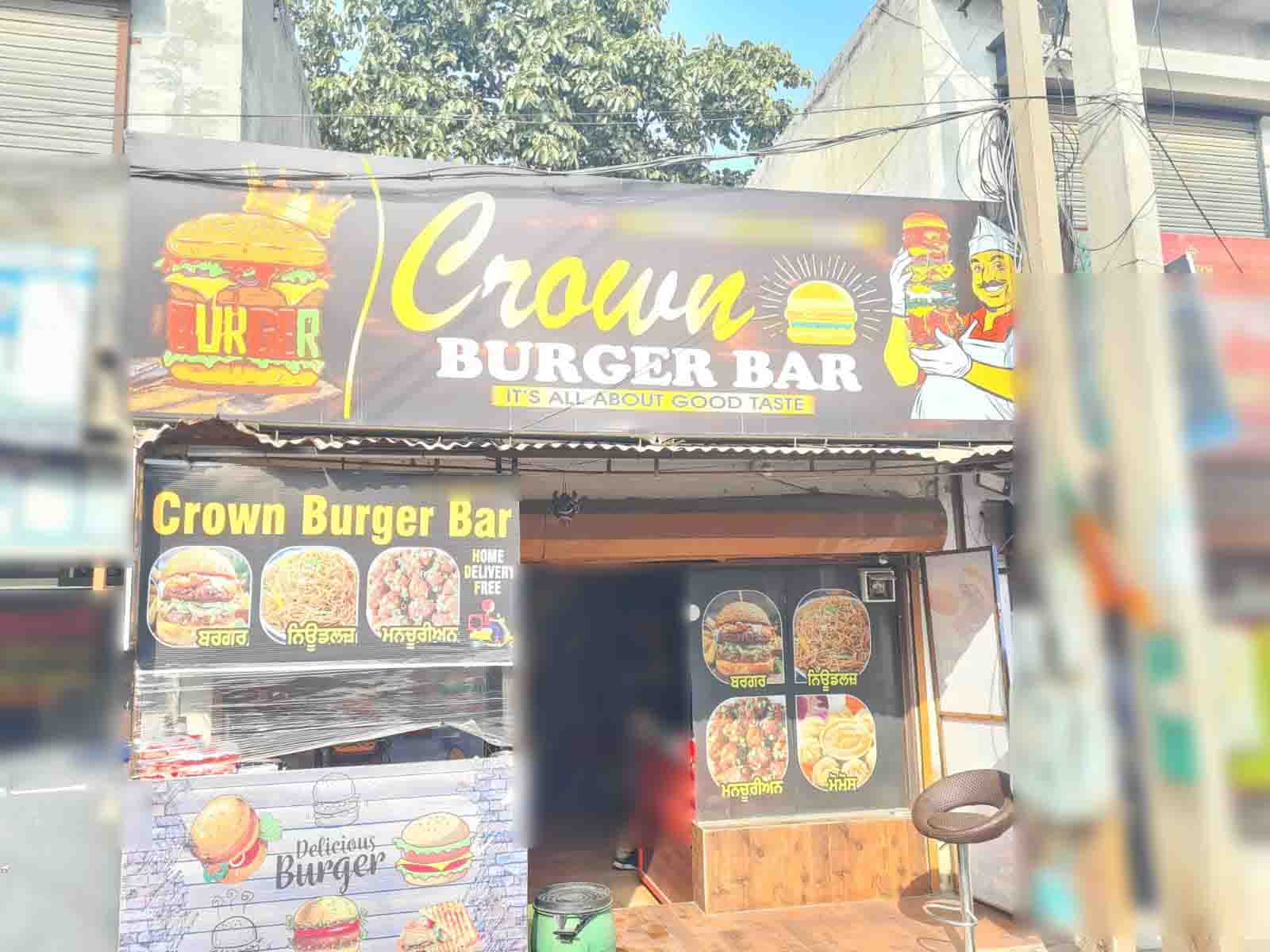 Crown Burger Bar, Jagraon Locality order online - Zomato