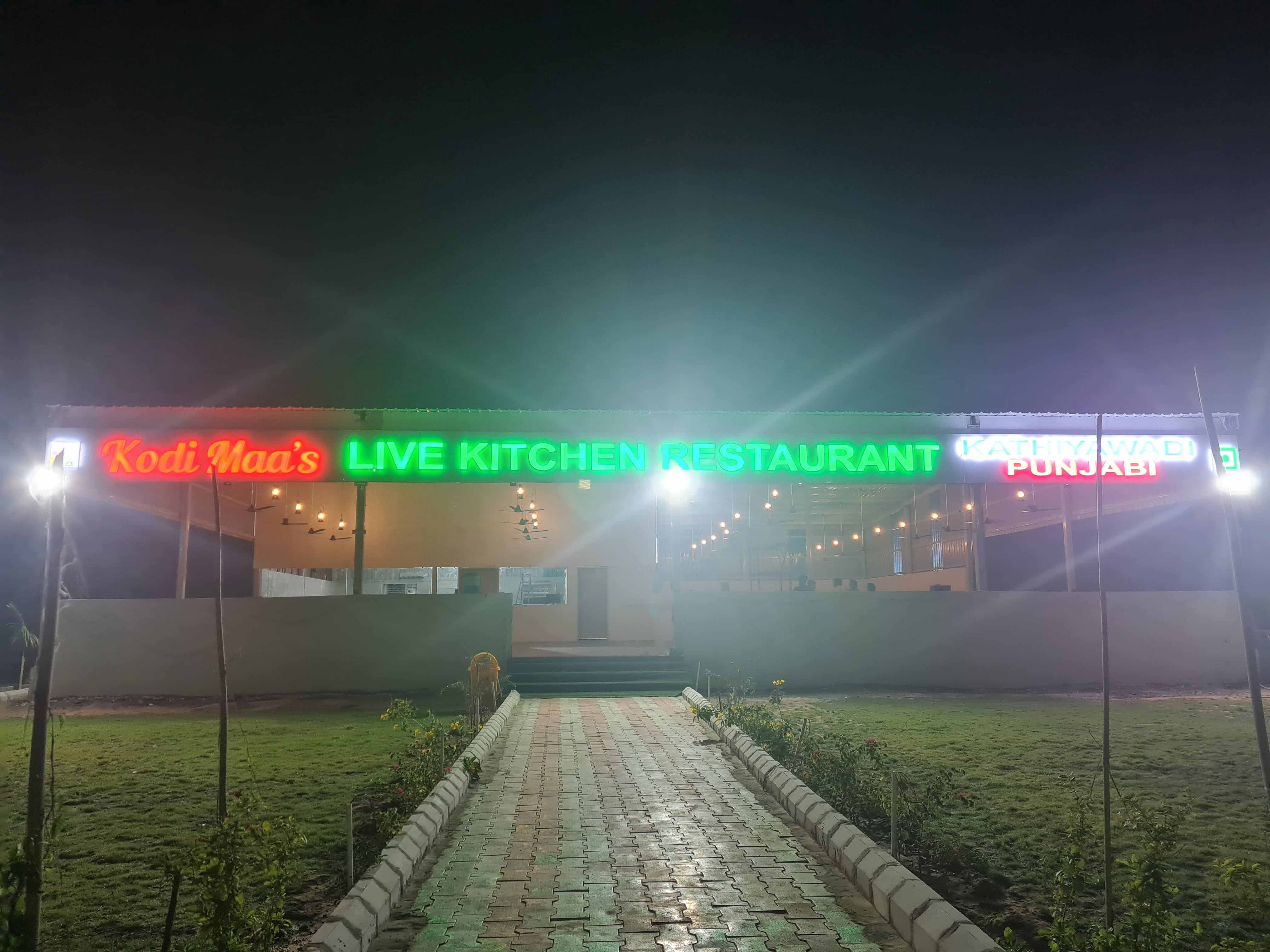Kodi Maa's Live Kitchen Restaurant, Airport Gandhinagar Highway order ...