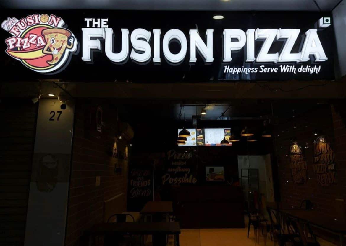 Menu of The Fusion Pizza, Infocity, Gandhinagar
