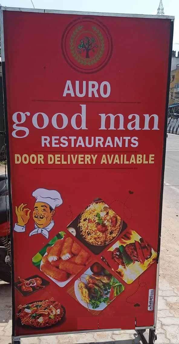 Menu of Auro Good Man Restaurant, Auroville, Puducherry