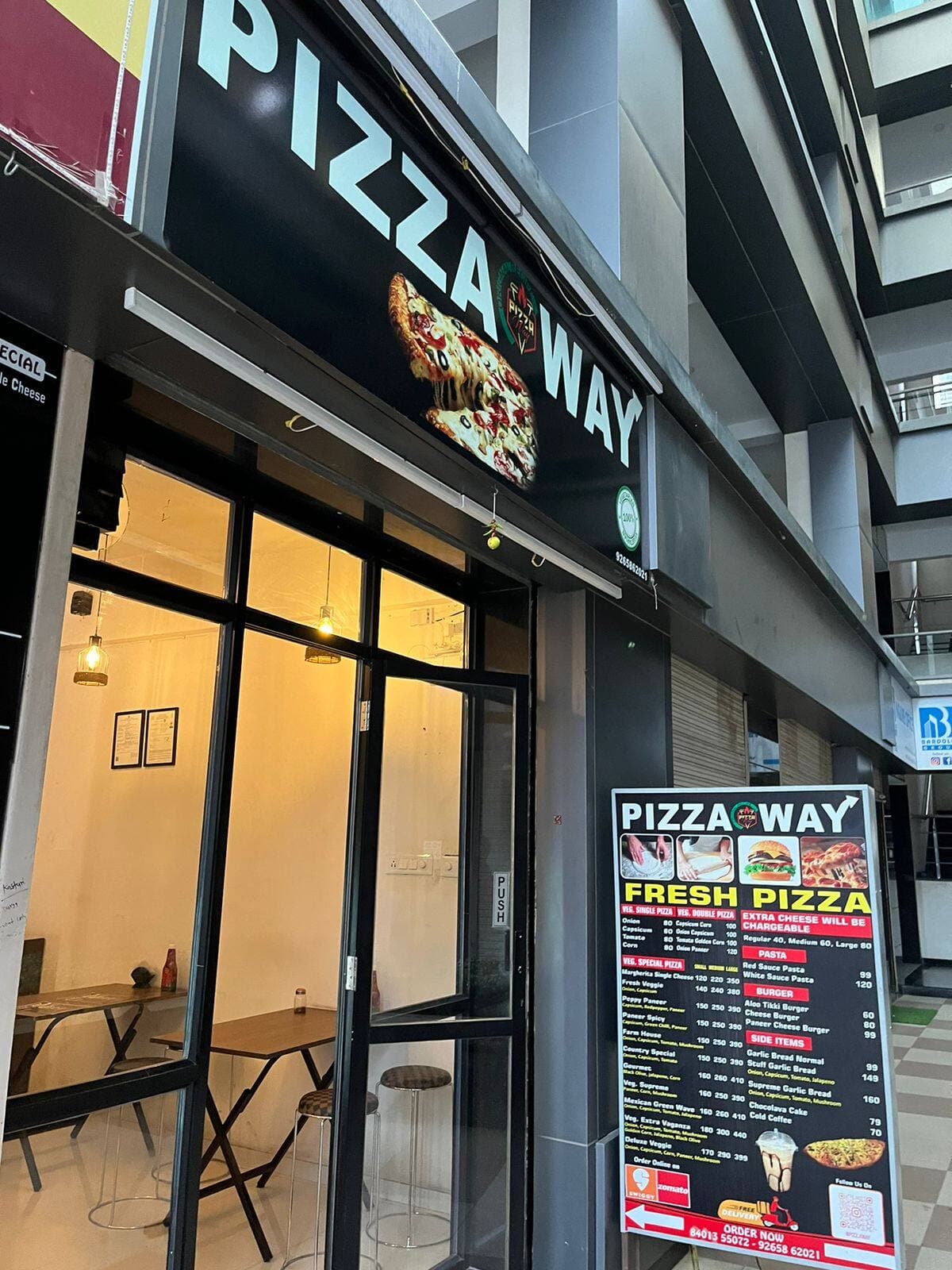 Menu of Pizza Way, Vesu, Surat