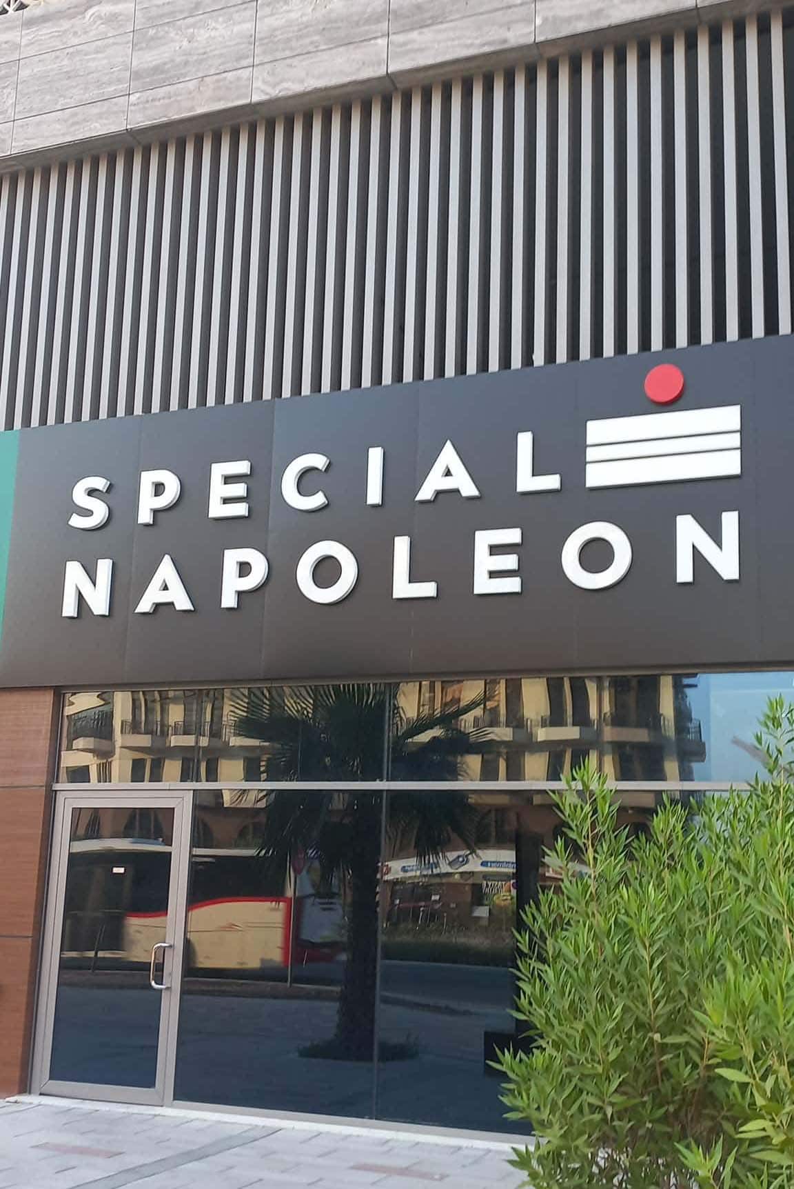 Menu of Special Napoleon, Al Barsha South, Dubai