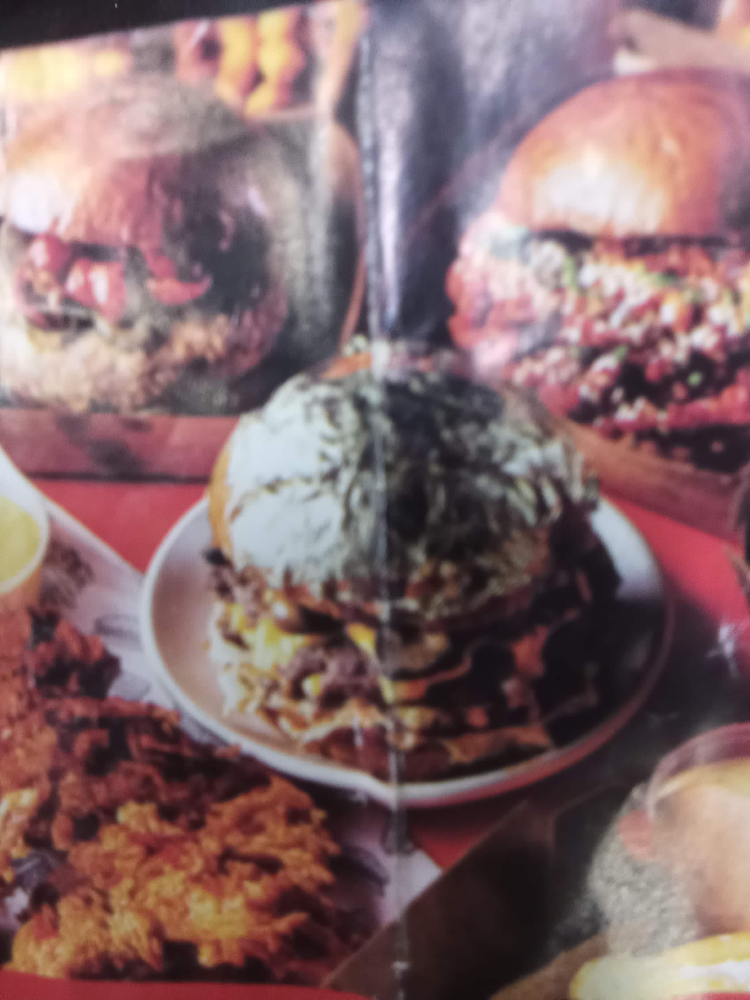 Menu of Louis burger , Connaught Place, New Delhi