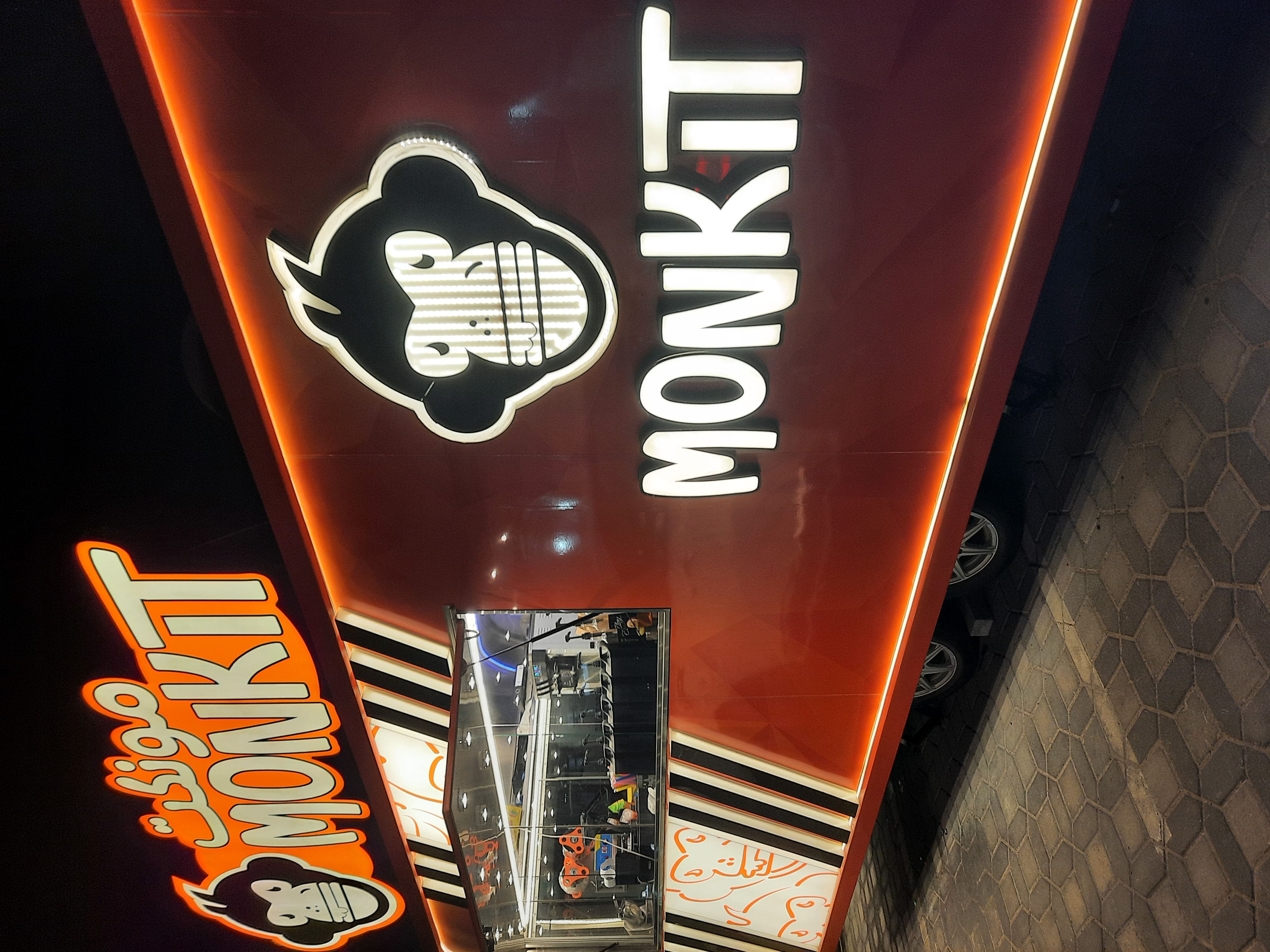 Menu of MONKIT, Baniyas, Abu Dhabi