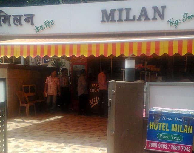 Menu of Hotel Milan Pure Veg, Malad East, Mumbai