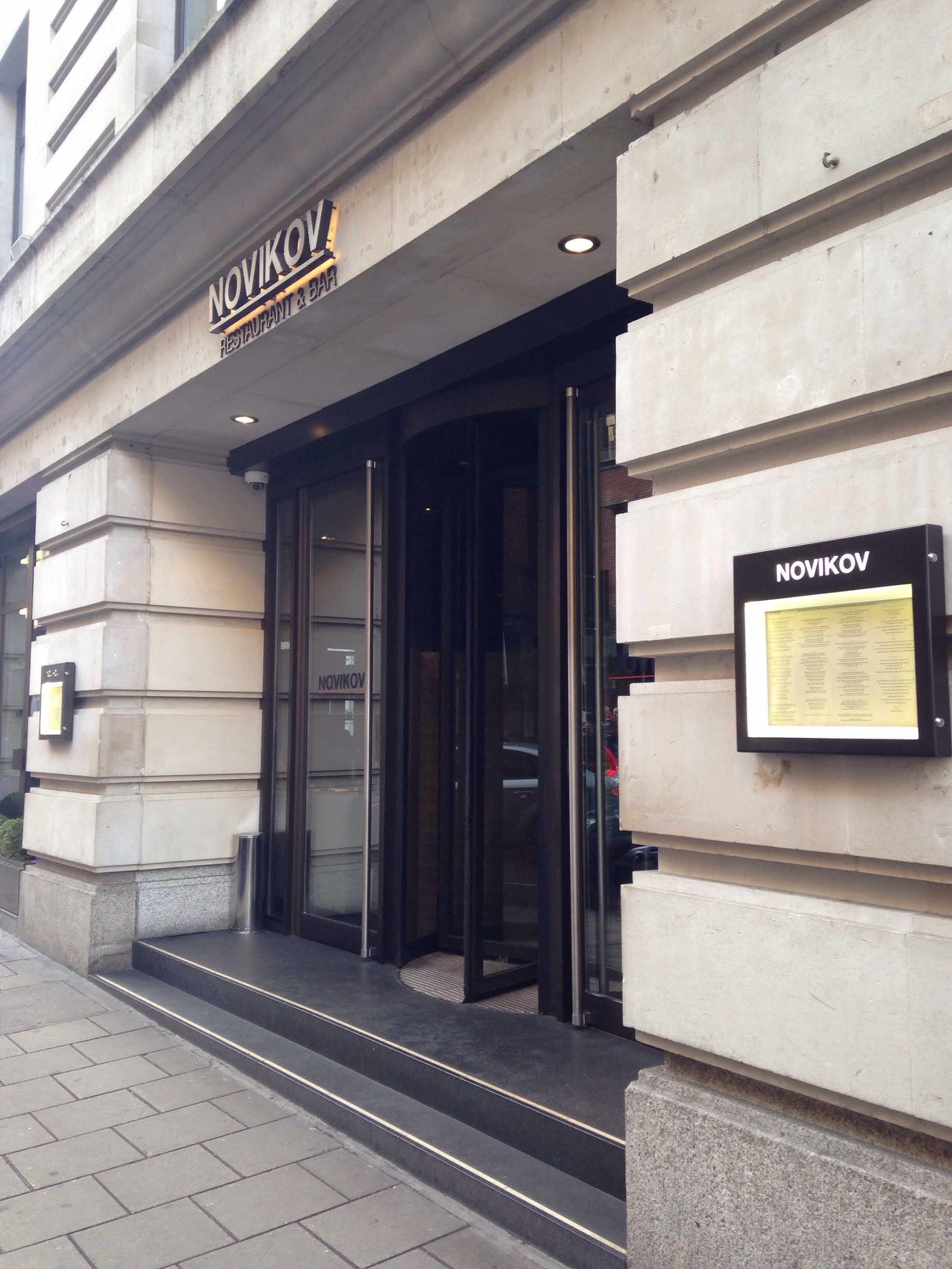 Novikov - Italian Room Menu, Menu for Novikov - Italian Room, Mayfair ...