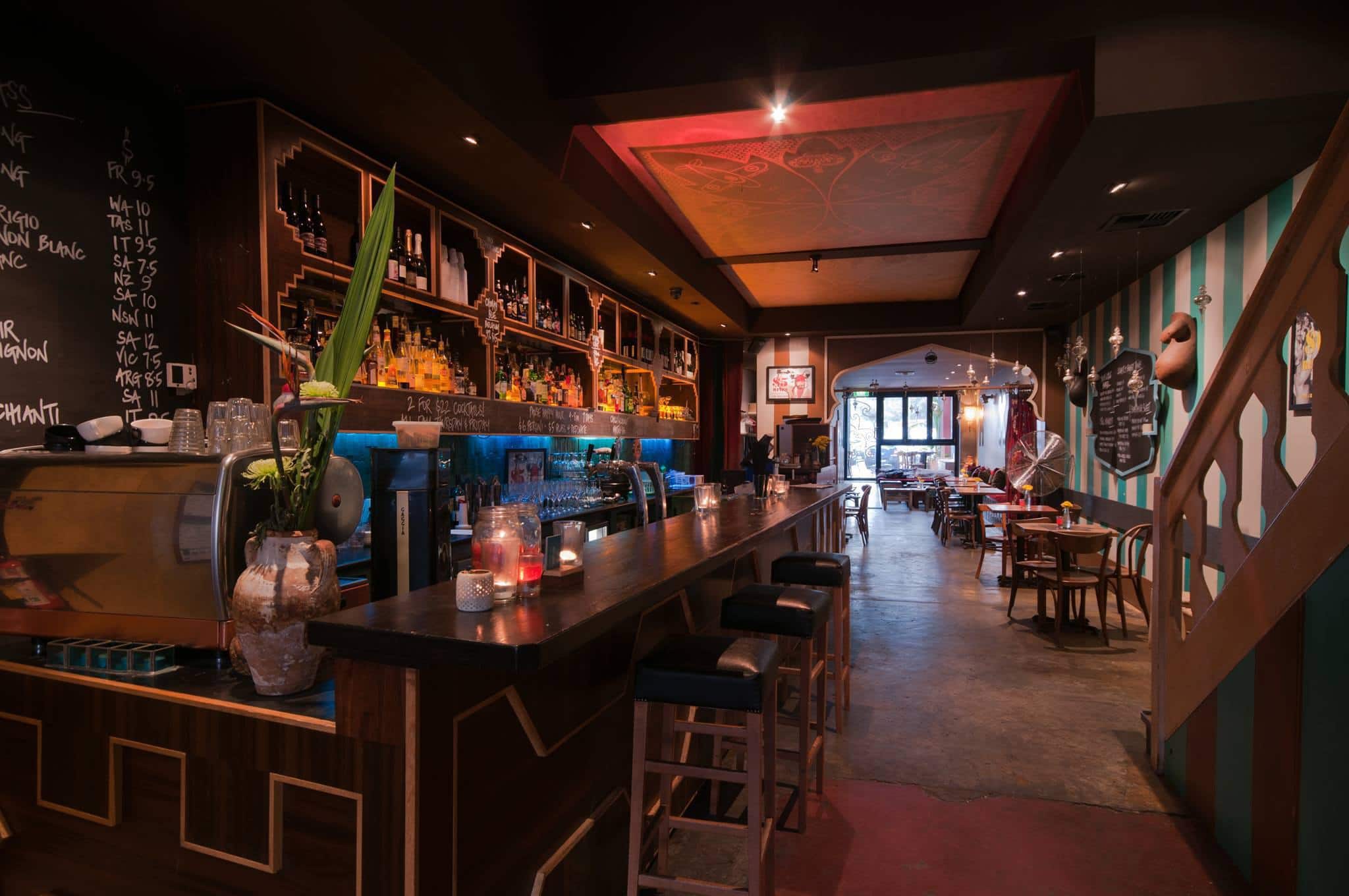 Pause Bar Menu, Menu for Pause Bar, Balaclava, Melbourne