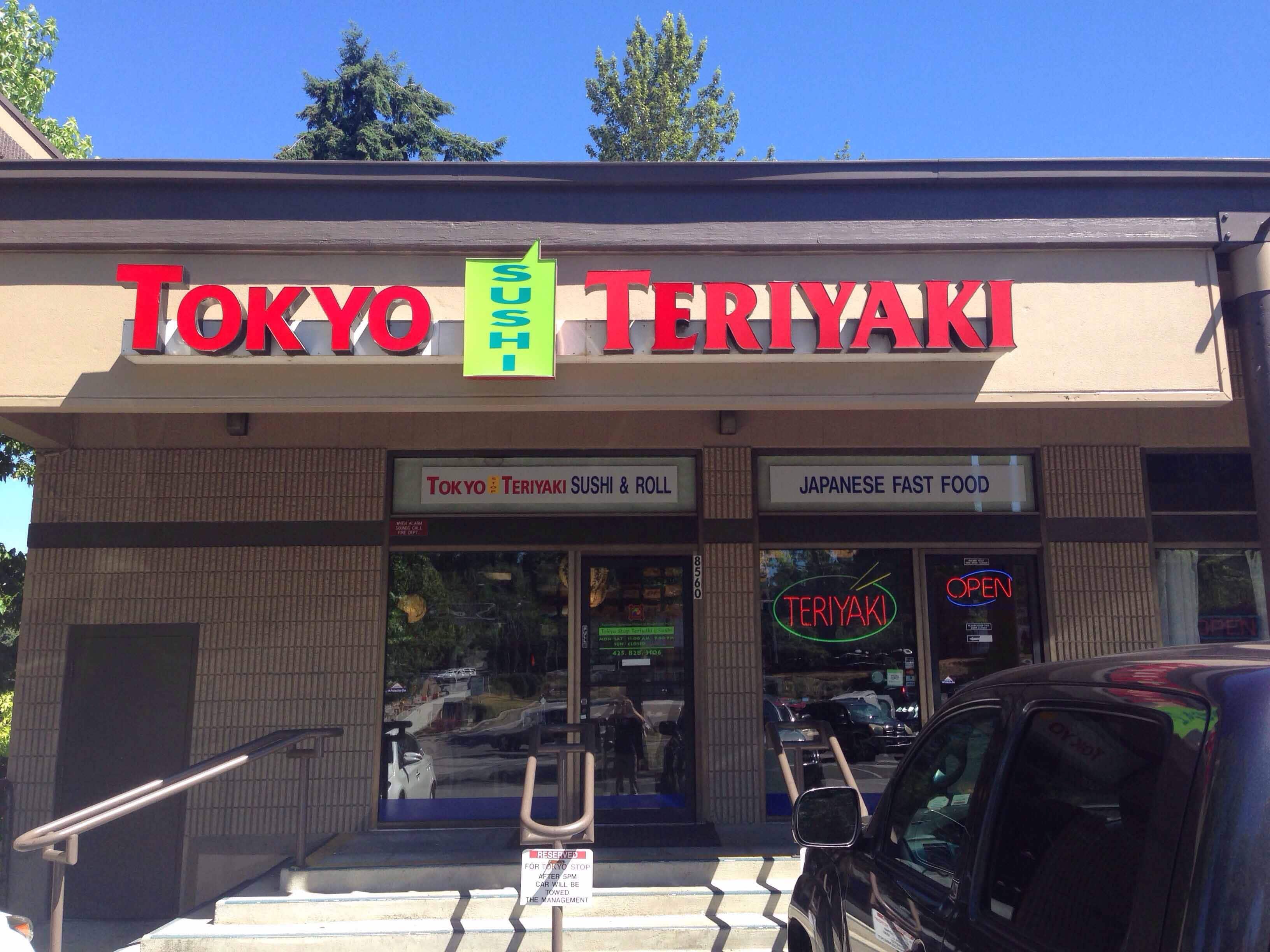 Menu of Tokyo Stop Teriyaki & Sushi, Kirkland, Kirkland