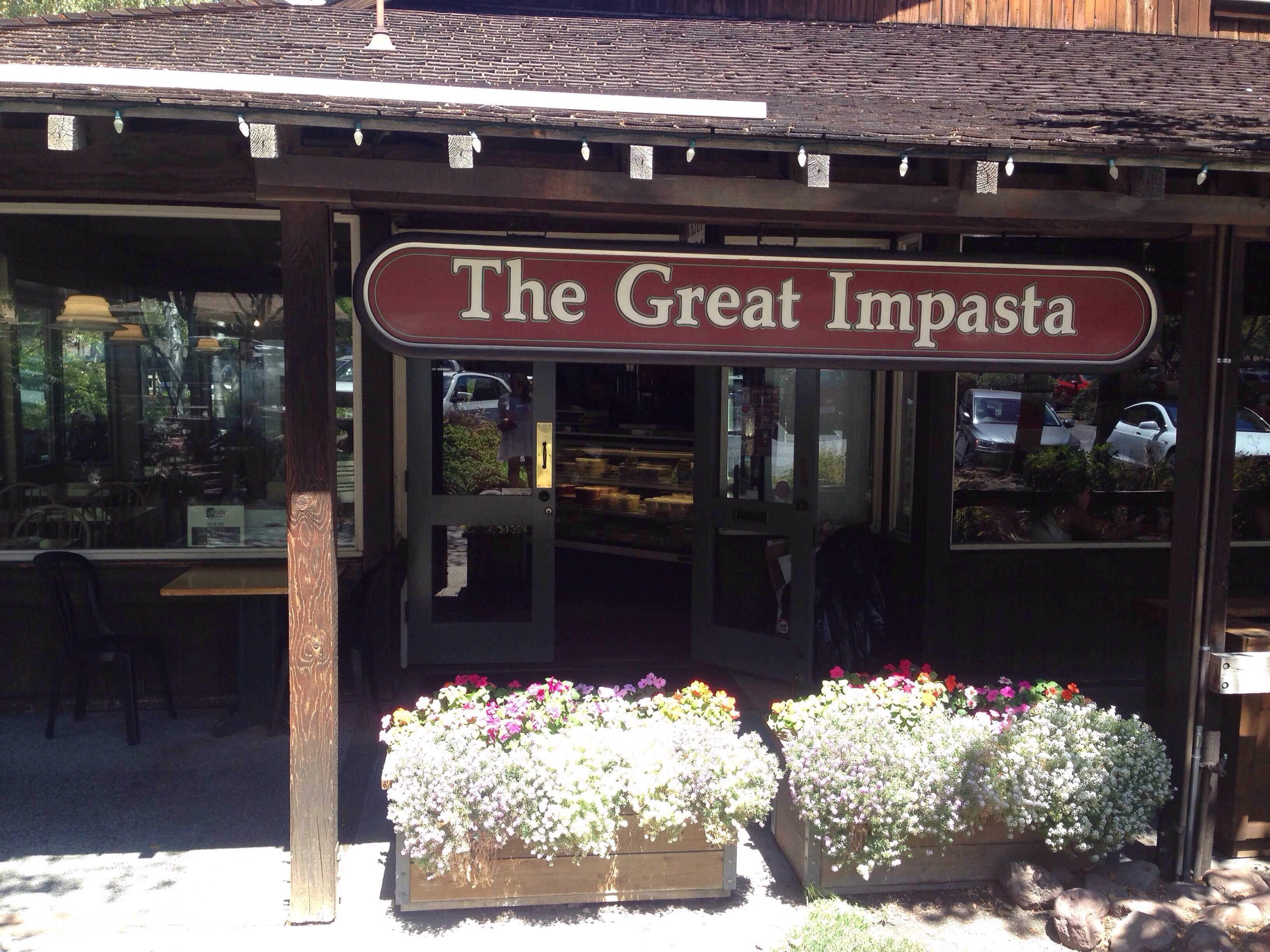 Menu of The Great Impasta, Danville, Danville