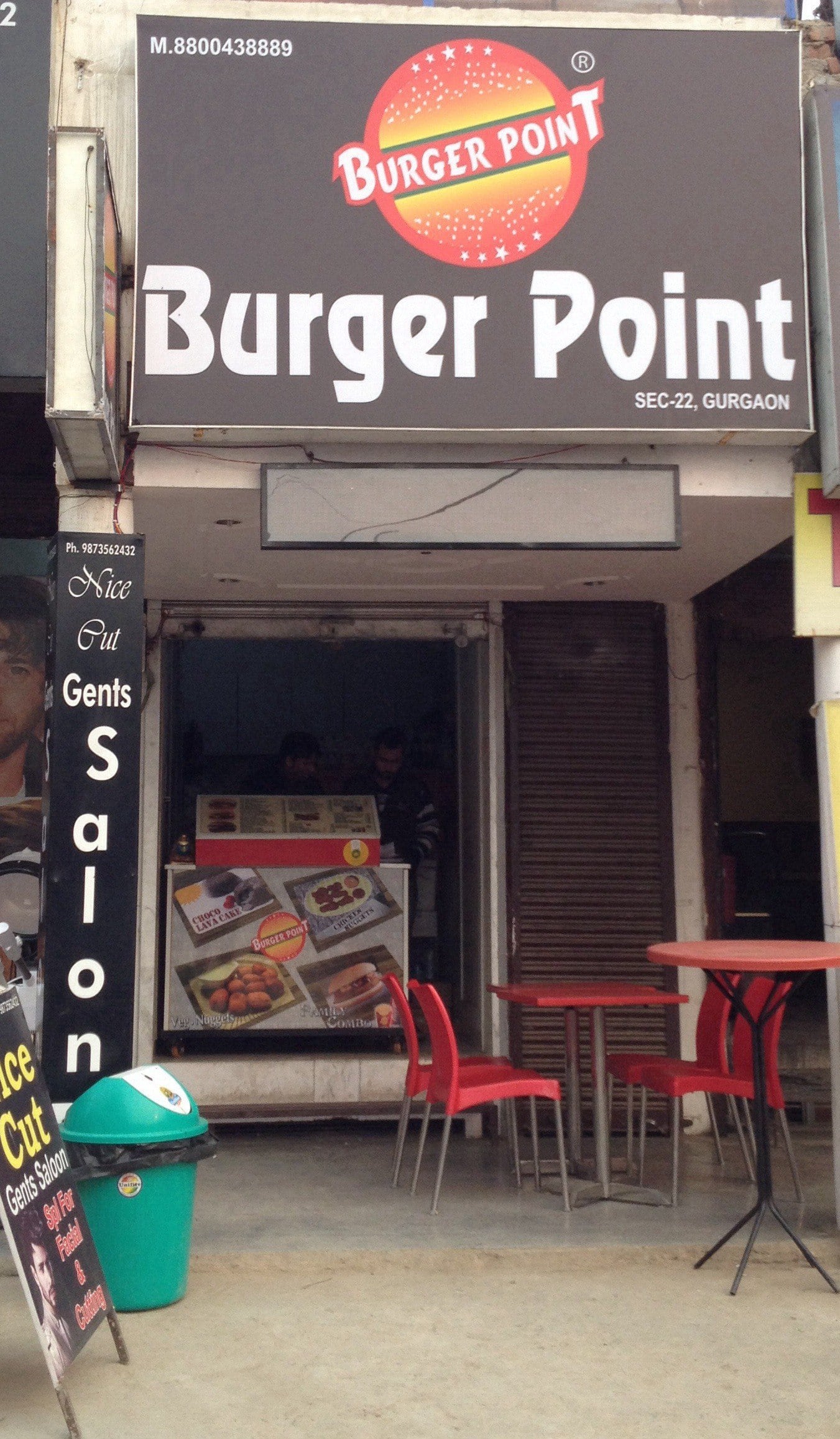 Menu of Burger Point, Sector 22, Gurgaon