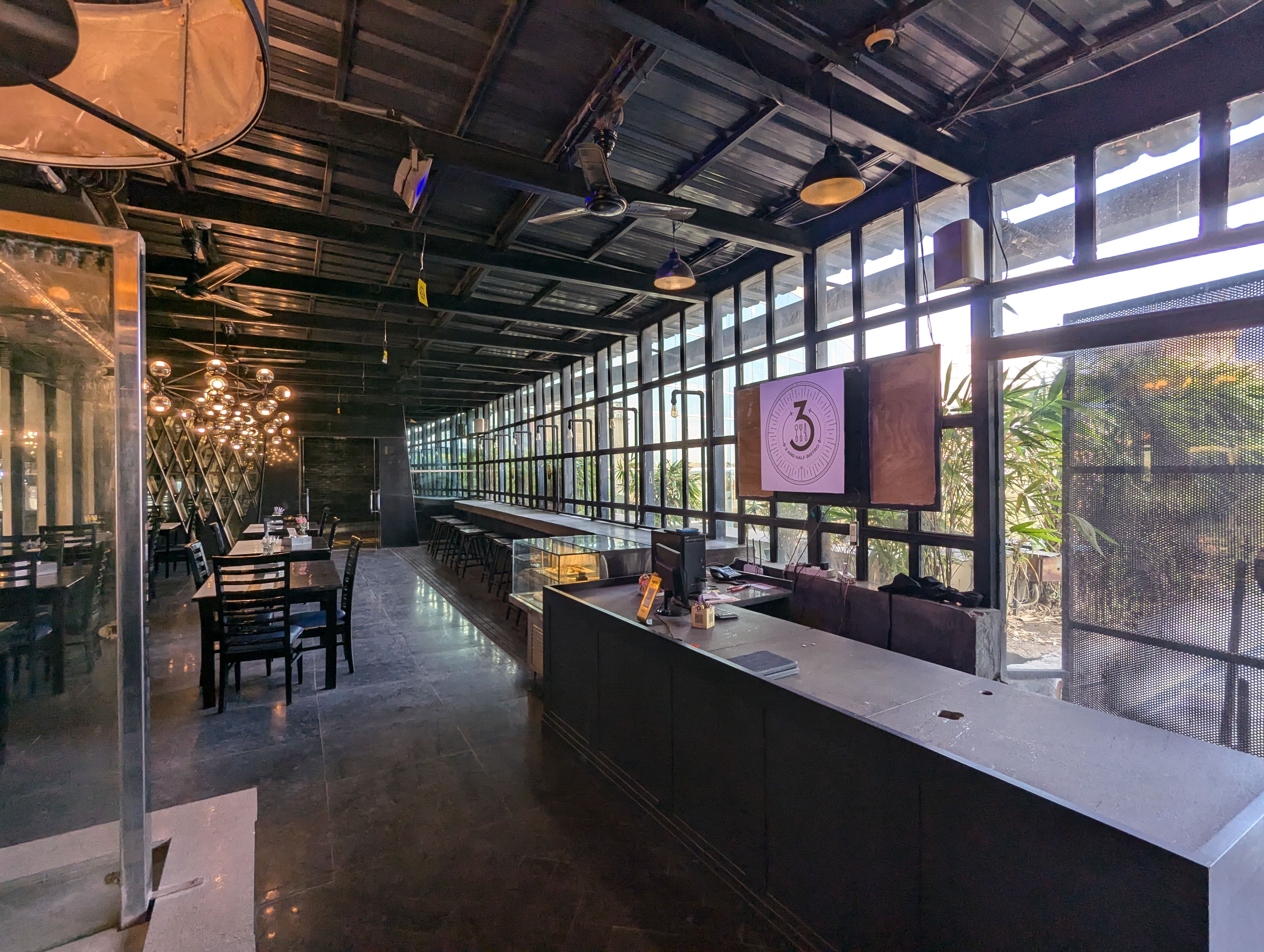 Book table and online reservation at 3 And Half Bistro, Sector 43, Gurgaon