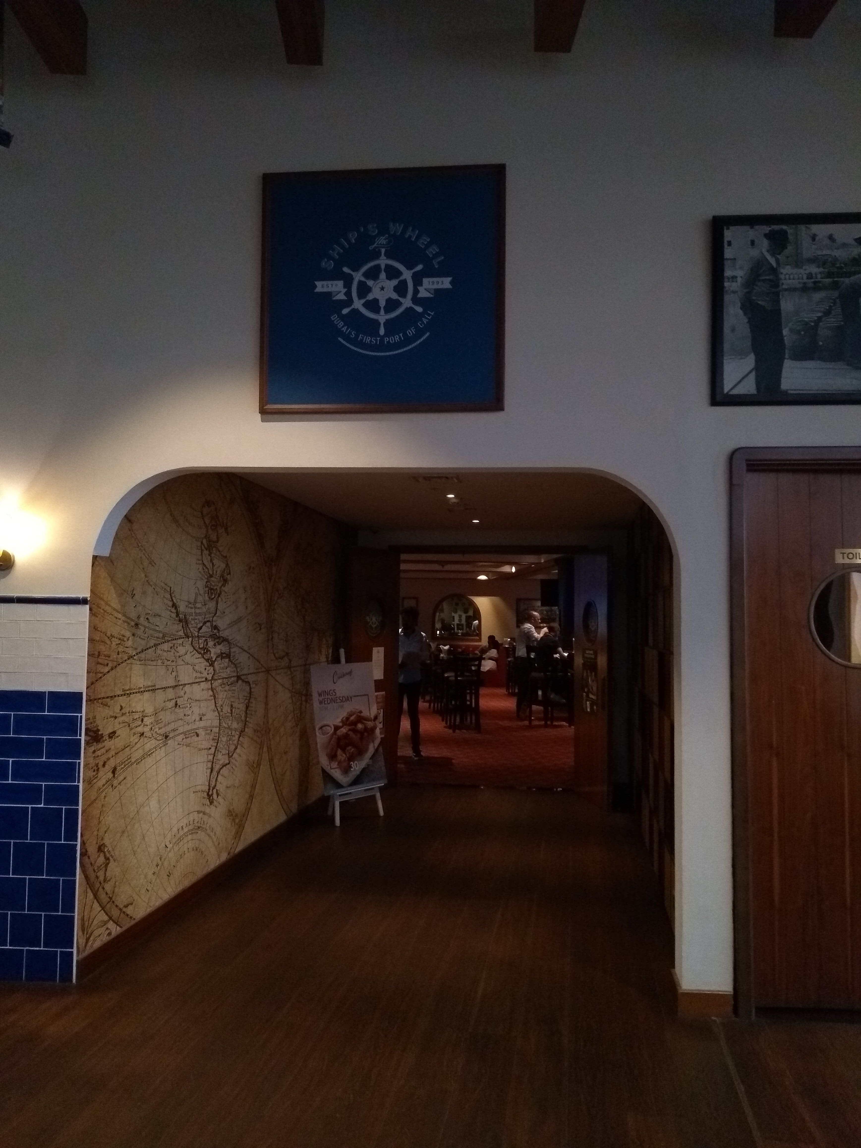 Ship's Wheel Menu, Menu for Ship's Wheel, Jebel Ali Village, Dubai