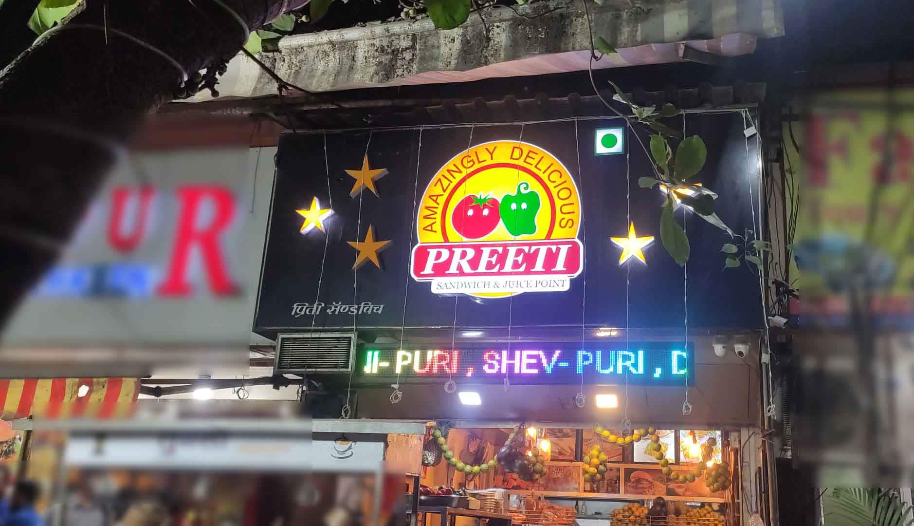 Menu of Preeti Sandwich And Juice Centre, Manpada, Thane West, Thane