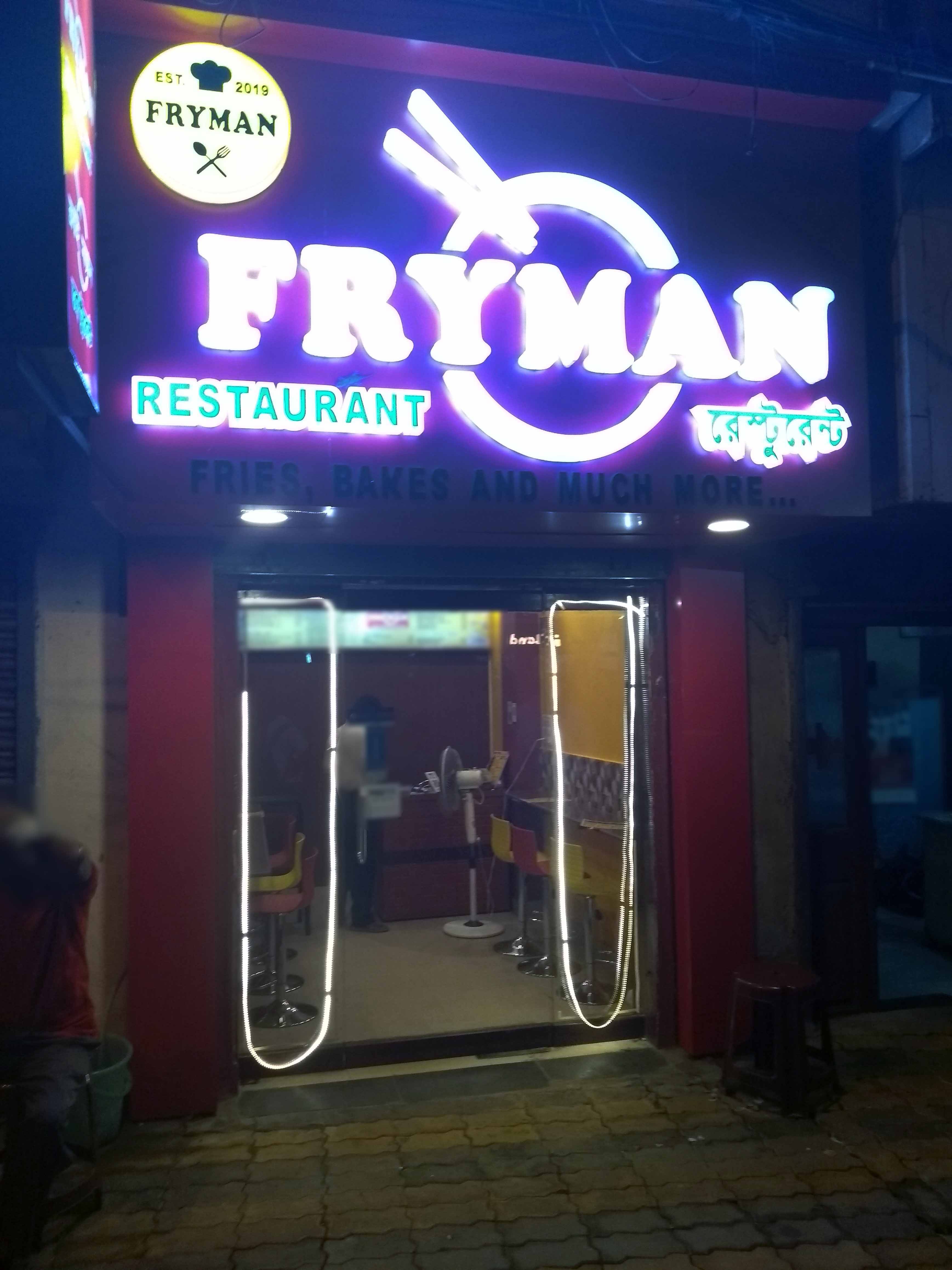 Menu of FryMan, Beliaghata, Kolkata