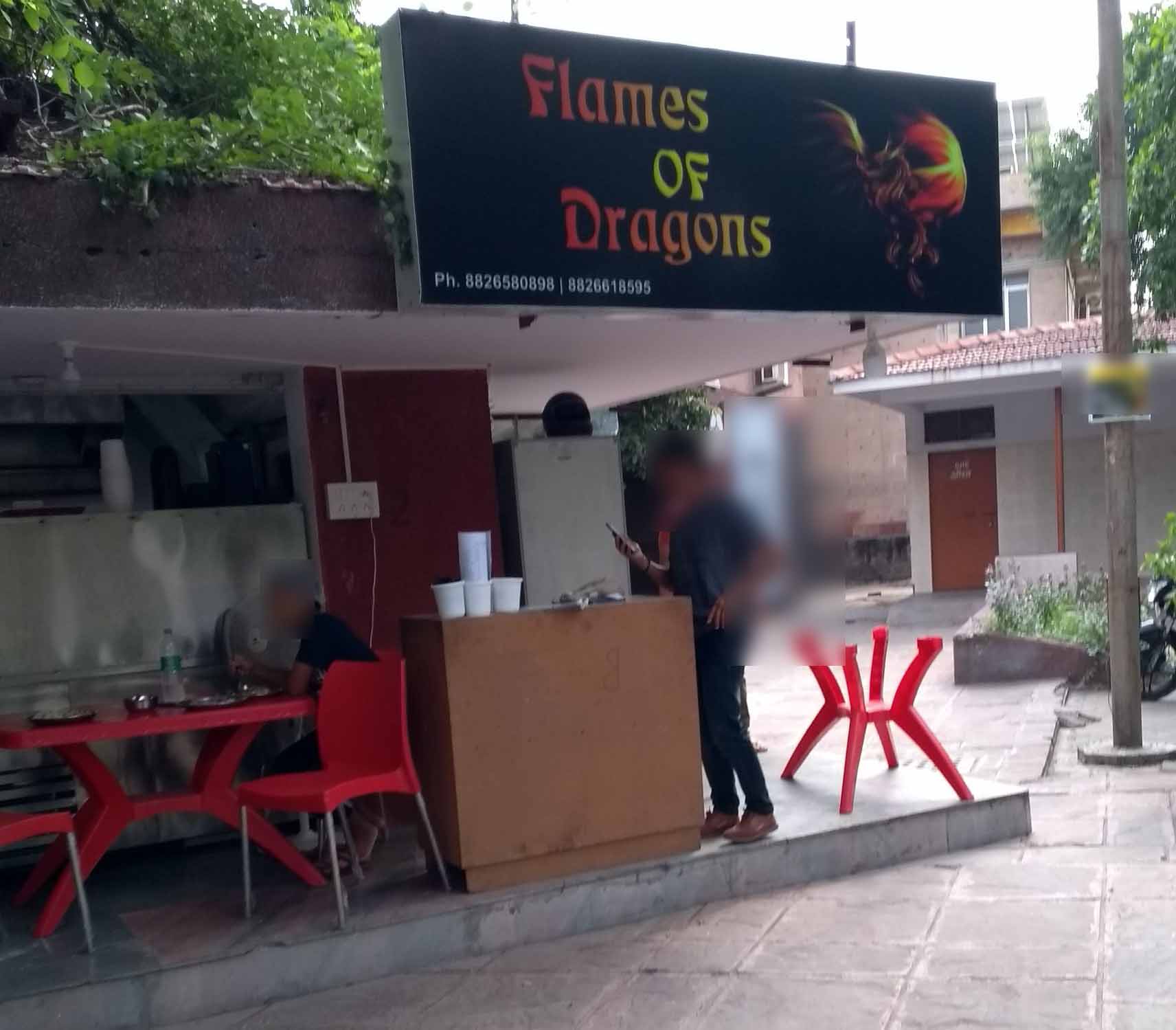 Menu of Flames of Dragons, Sector 22, Dwarka, New Delhi