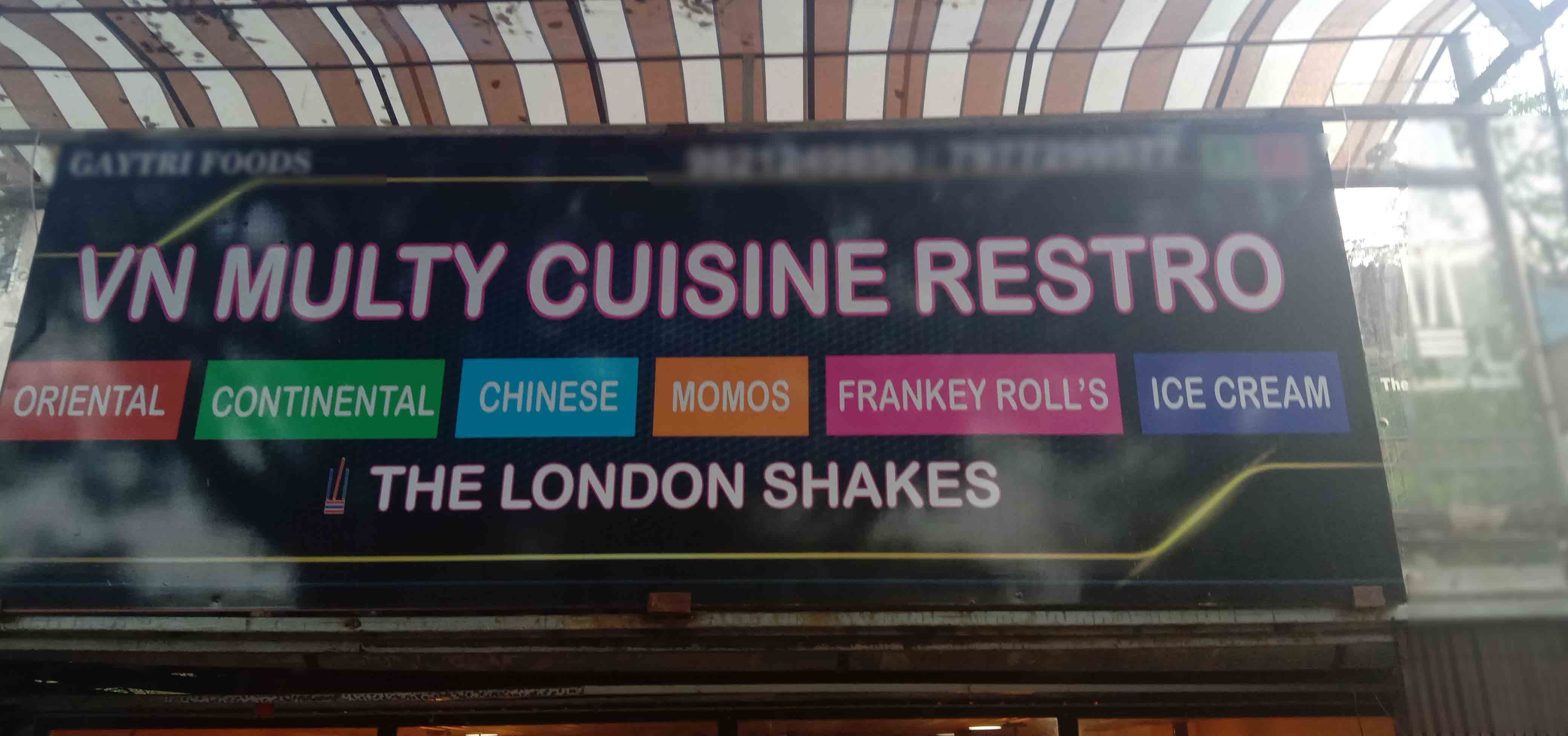 Menu of VN Multy Cuisine Resteo, Kalyan, Thane