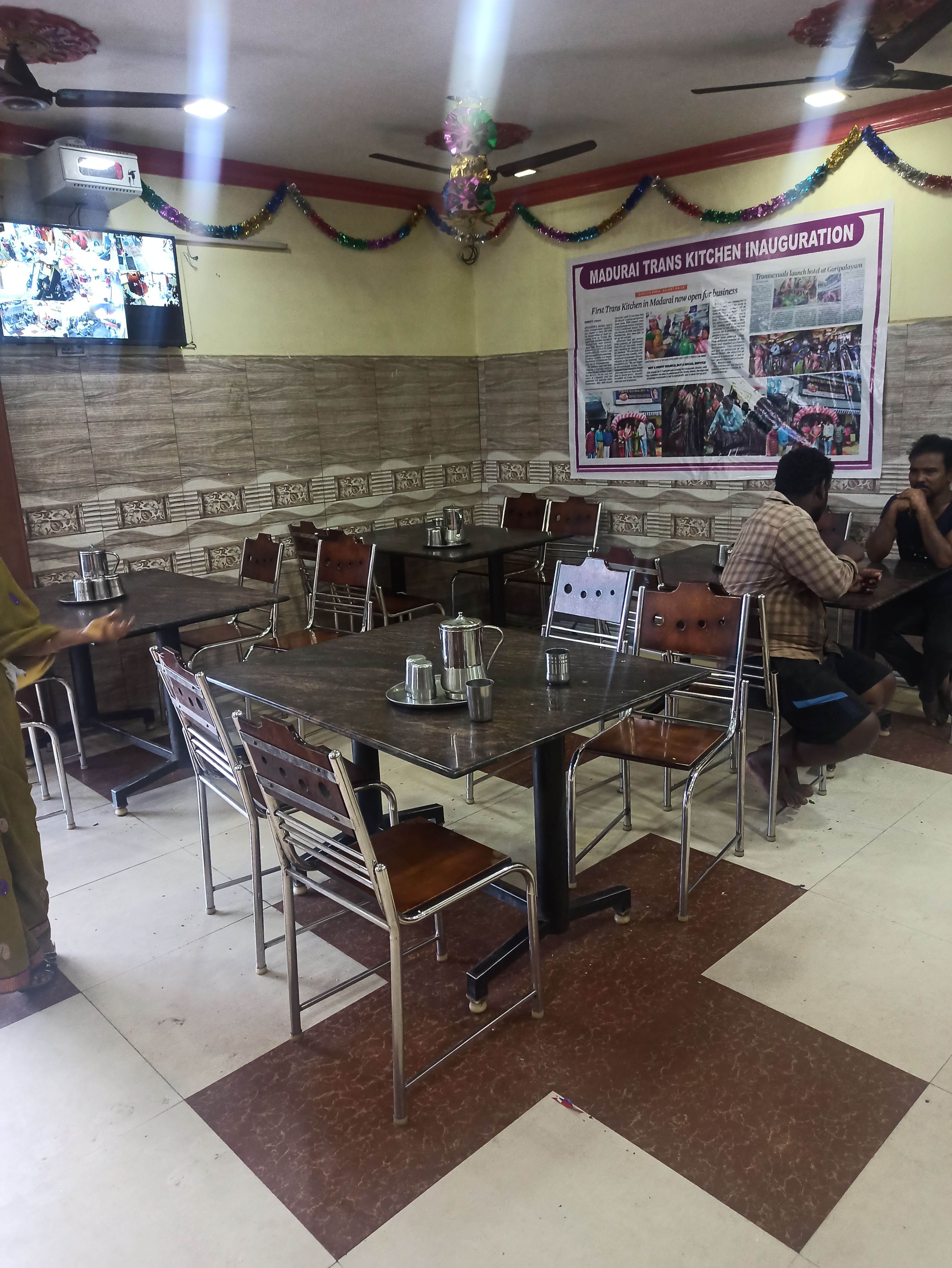 Menu of Trans Kitchen, Balarengapuram, Madurai