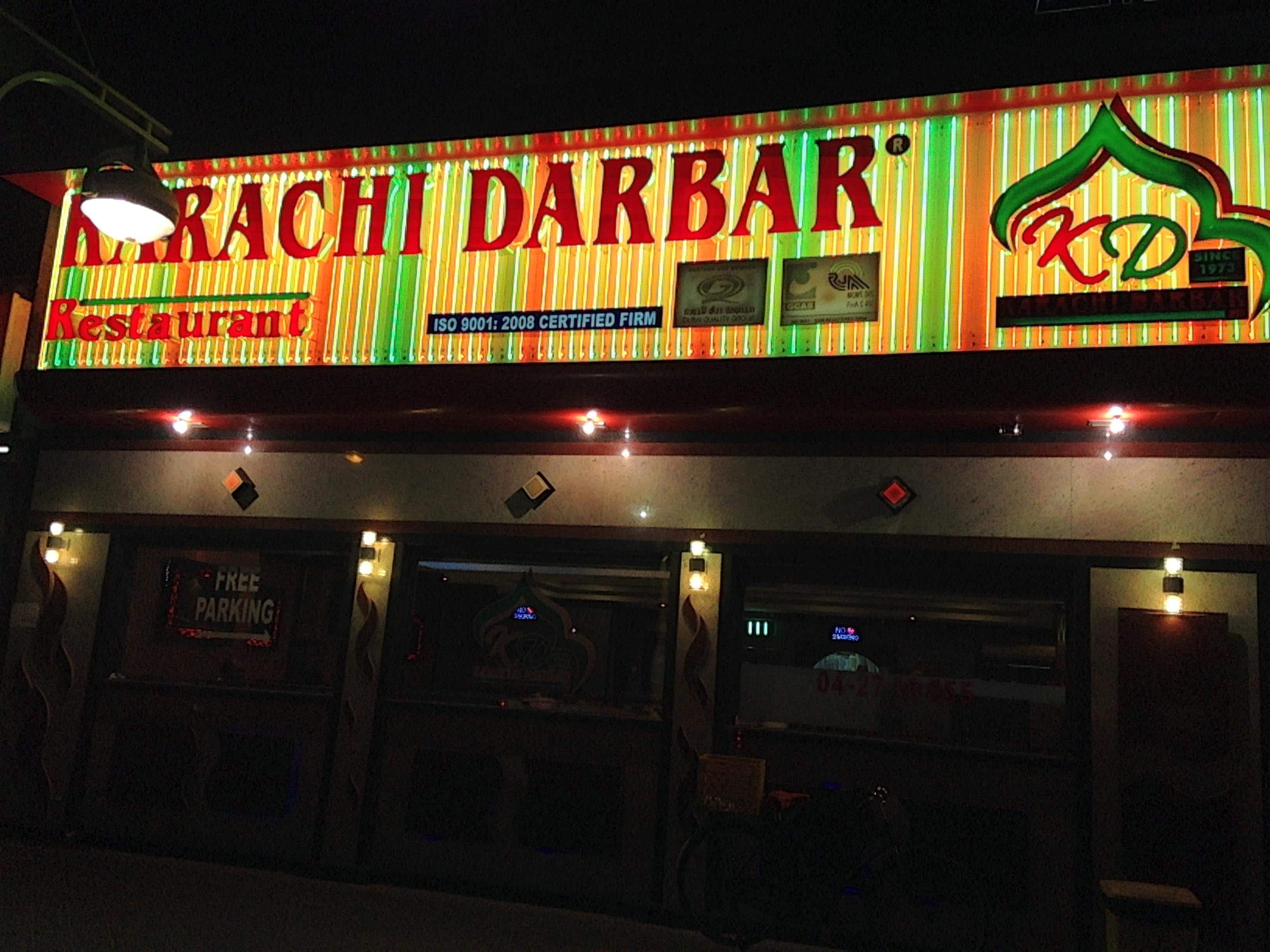 Karachi Darbar Menu, Menu for Karachi Darbar, Al Muteena, Dubai