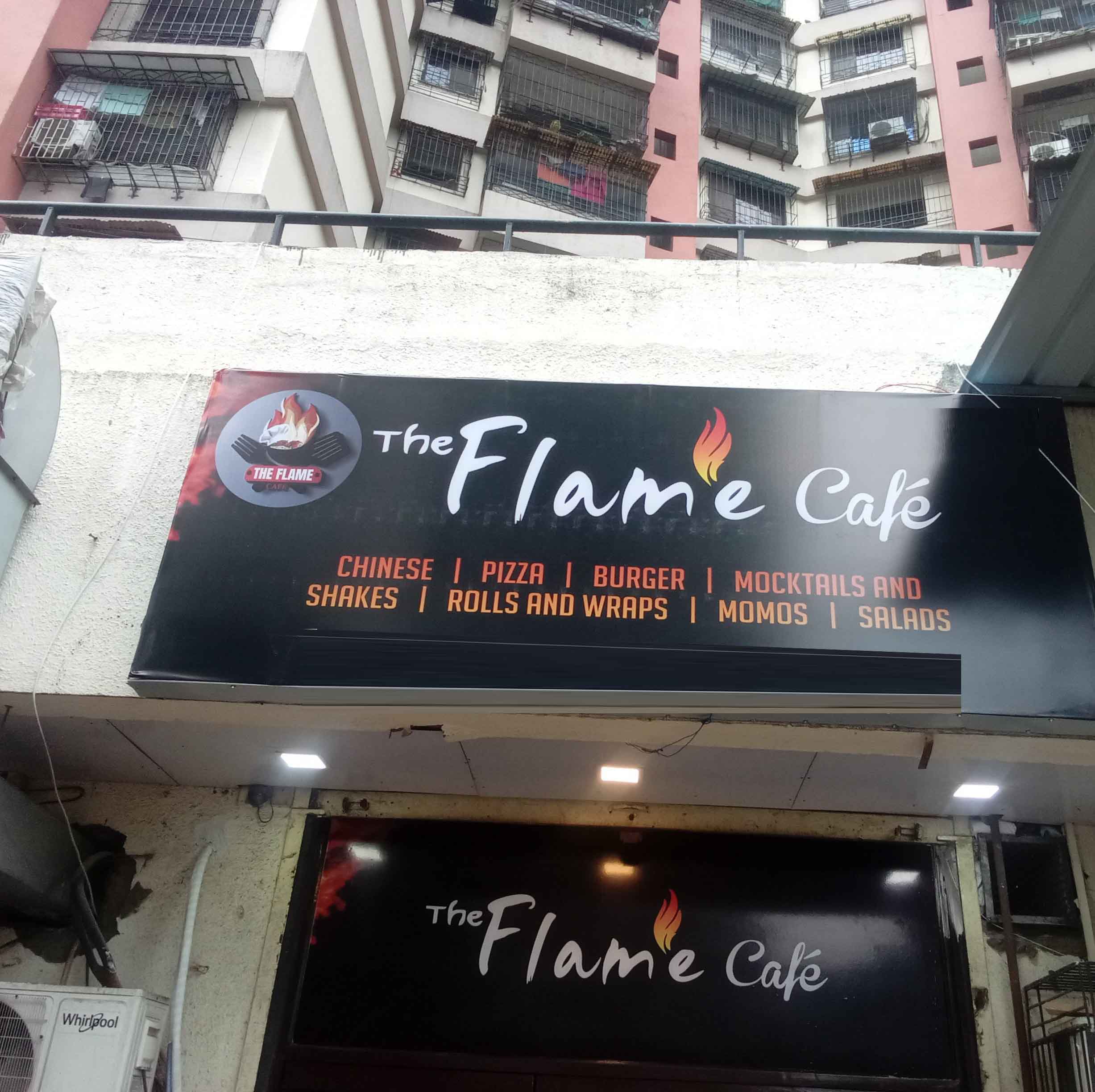 Menu of The Flame Cafe, Kharghar, Navi Mumbai